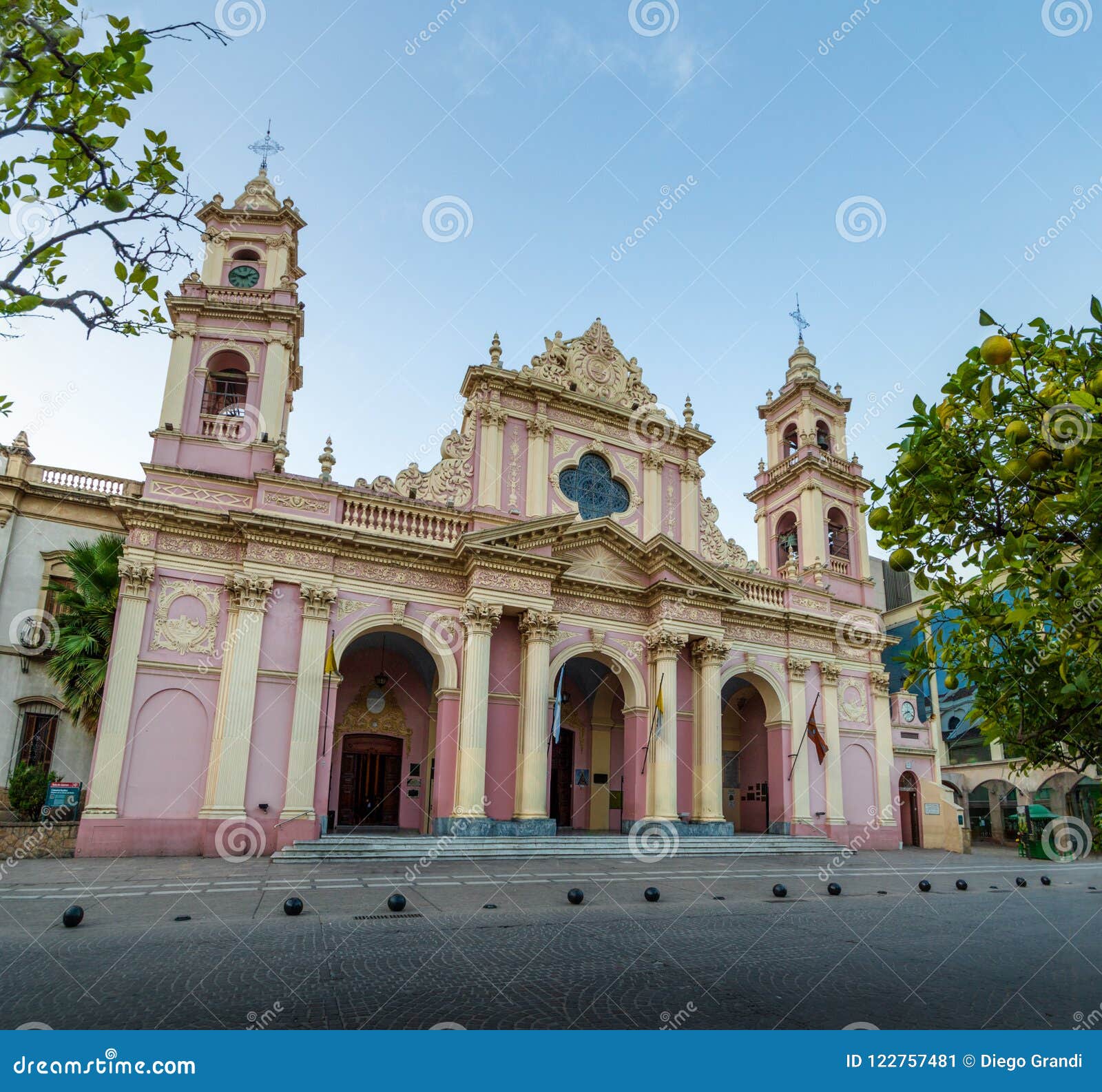 Cathedral Basilica of Salta - Salta, Argentina Stock Image - Image of ...