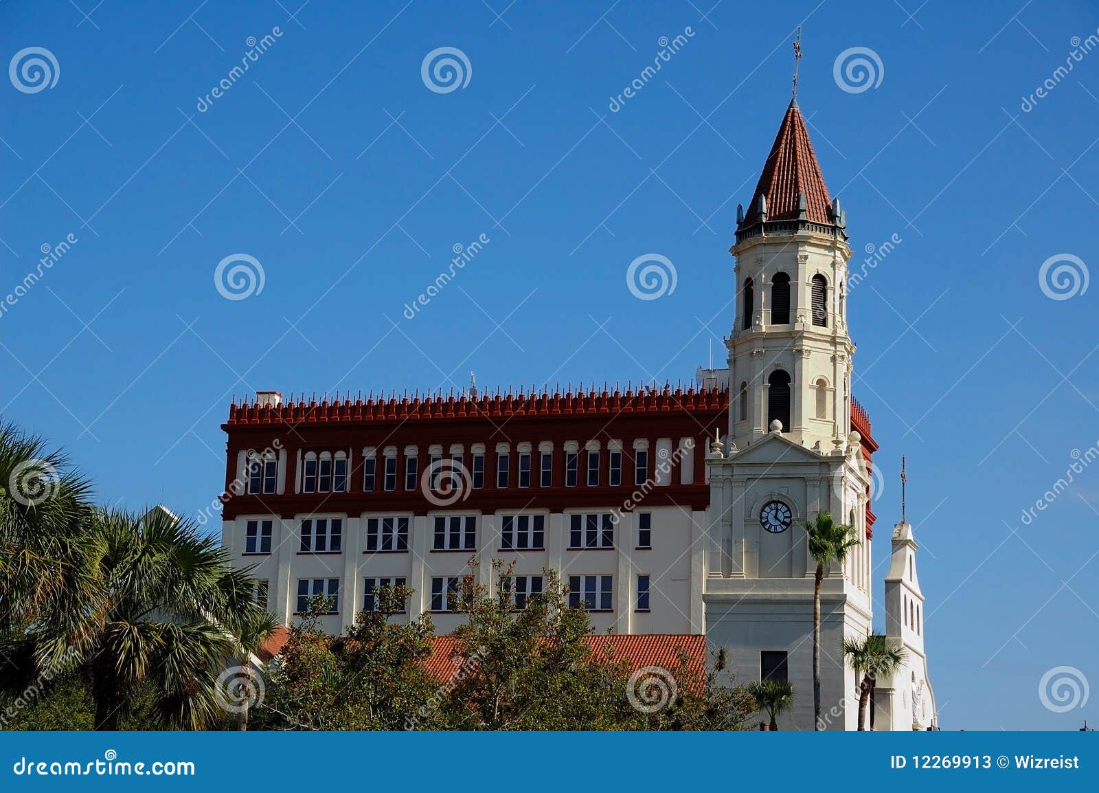 The Basilica Of St. Augustine In Rome City. Sant`Agostino Is A Roman ...