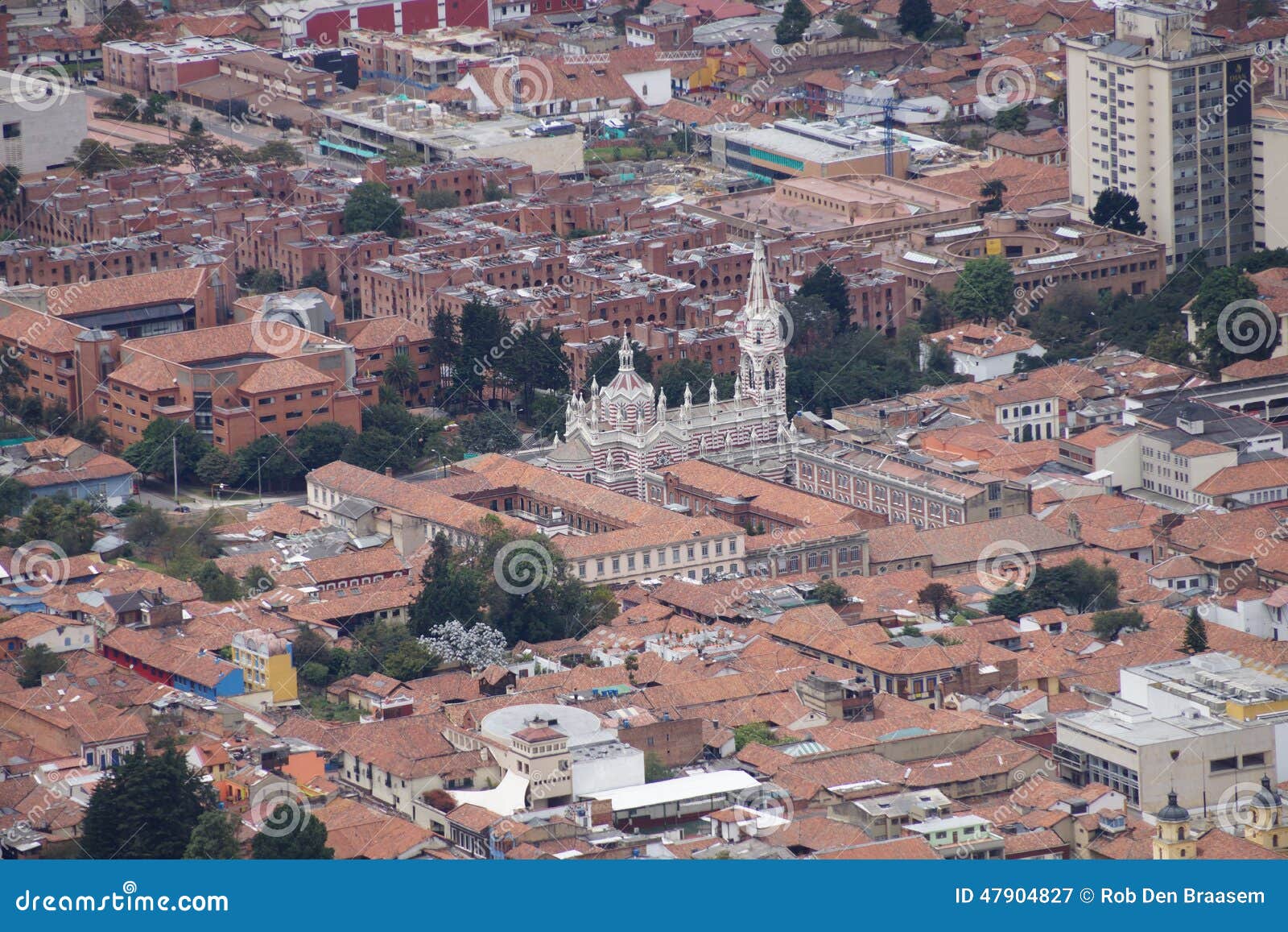 Cathedral of Bogota stock image. Image of mont, bogota - 47904827
