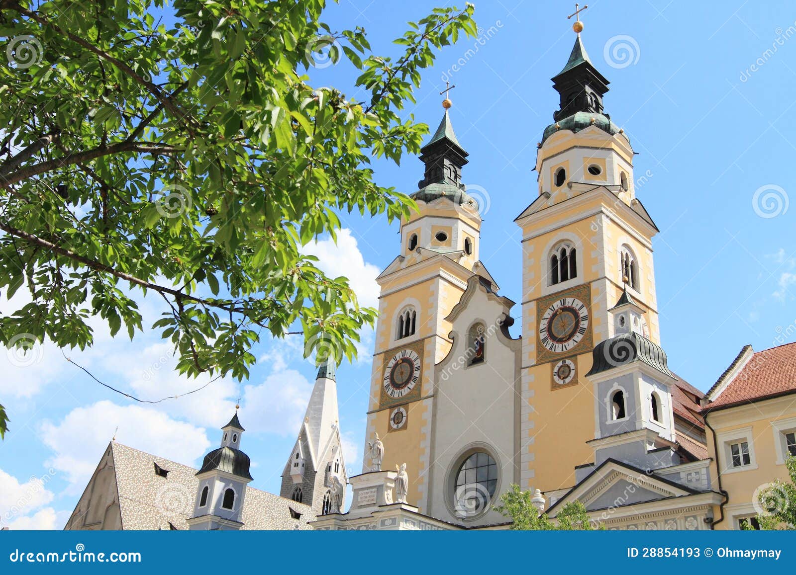 Cathedral of Brixen stock image. Image of chapel, medieval - 28854193