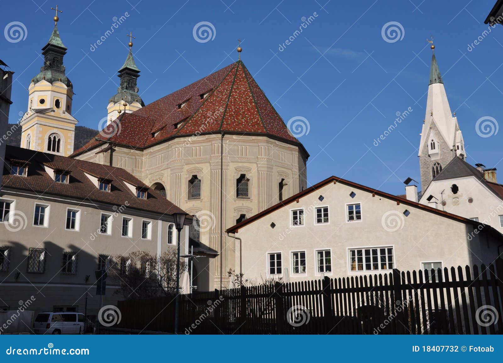 Cathedral in Brixen, Bressanone Stock Photo - Image of bressanone ...