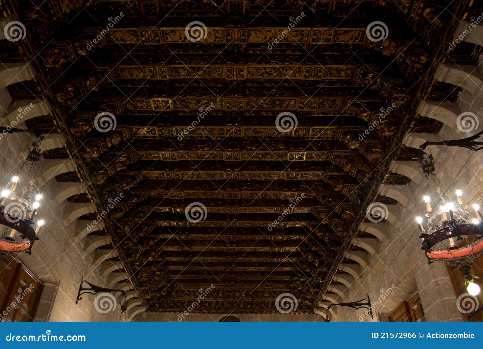 Cathedral ceiling stock photo. Image of religious, basilica - 21572966