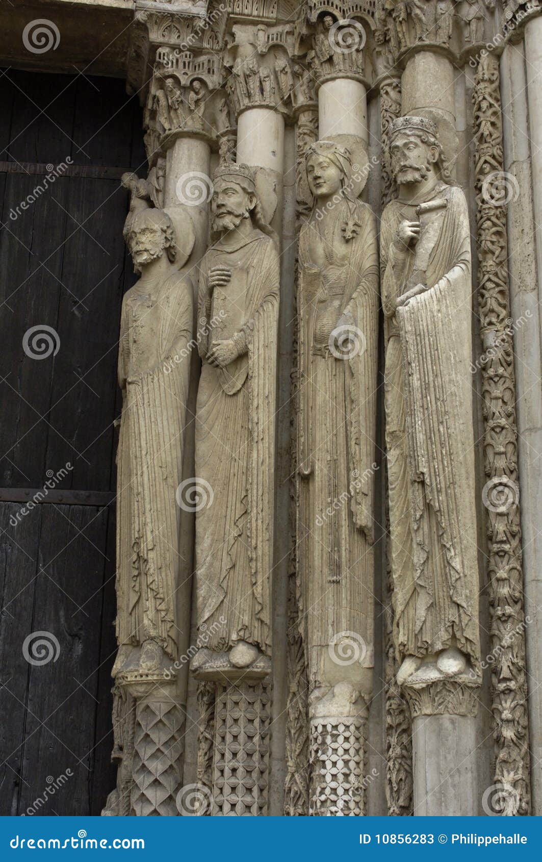 Cathedral of Chartres stock image. Image of france, rose - 10856283