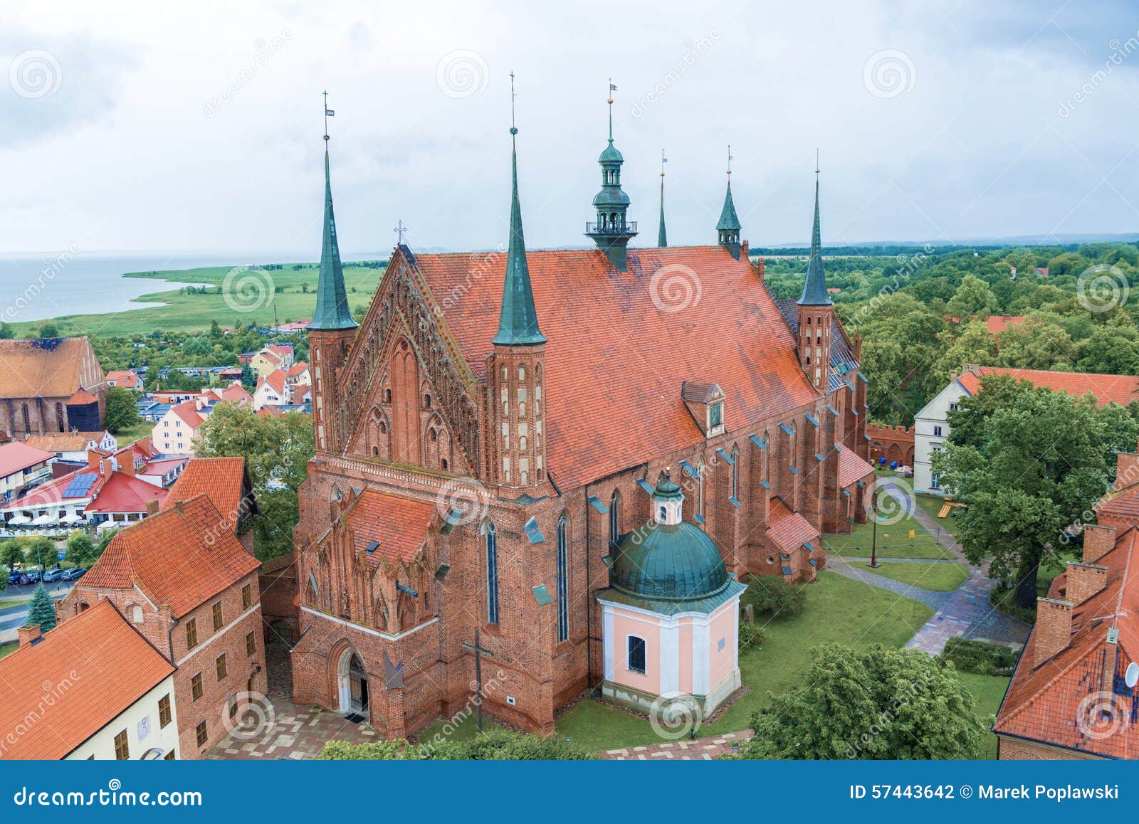 Cathedral Church in Frombork Stock Photo - Image of cathedral, view ...