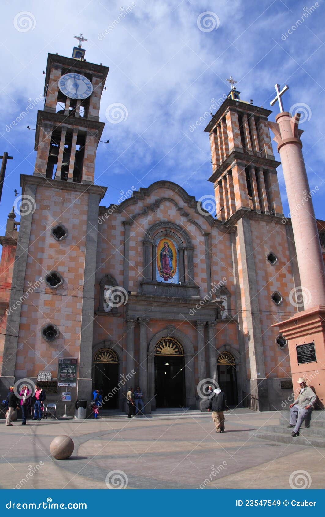 Cathedral Church in Tijuana Editorial Stock Image - Image of structure ...