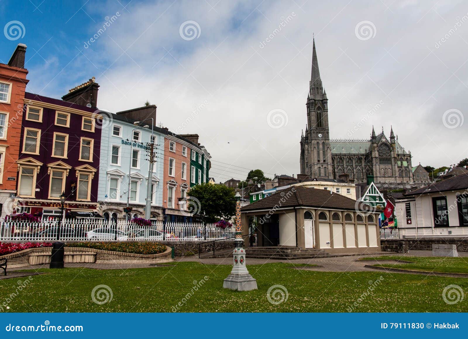 Cathedral in Cobh stock photo. Image of queenstown, religion - 79111830