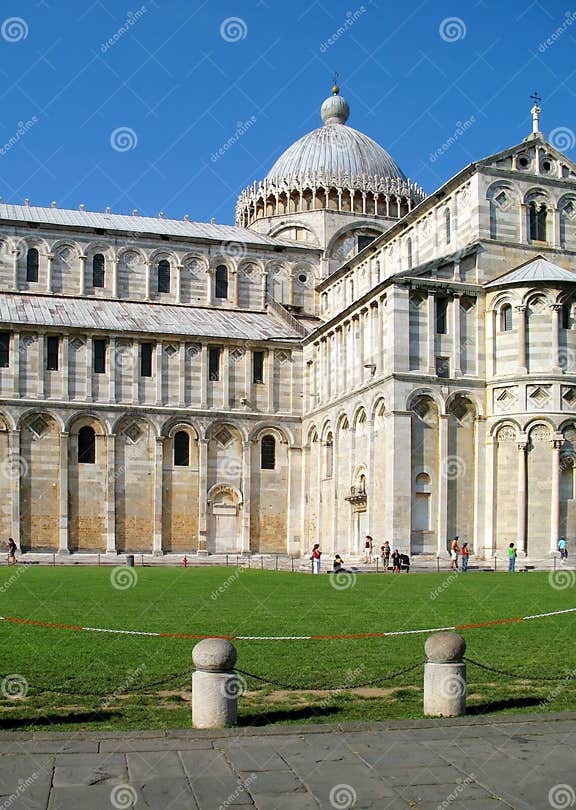 Cathedral complex in Pisa stock image. Image of building - 13167981