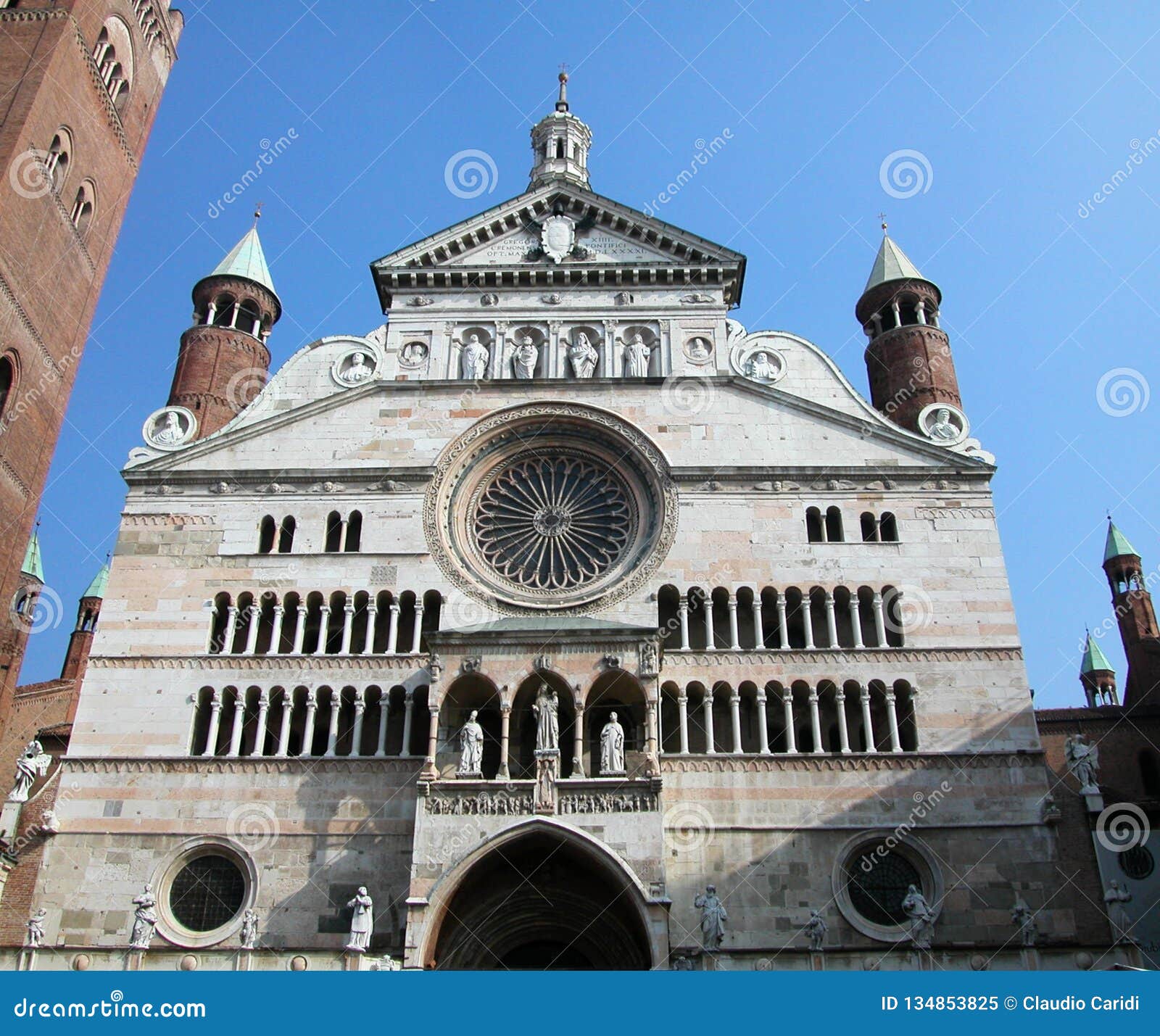 The Cathedral of Cremona. Lombardy, Italy Stock Image - Image of ...