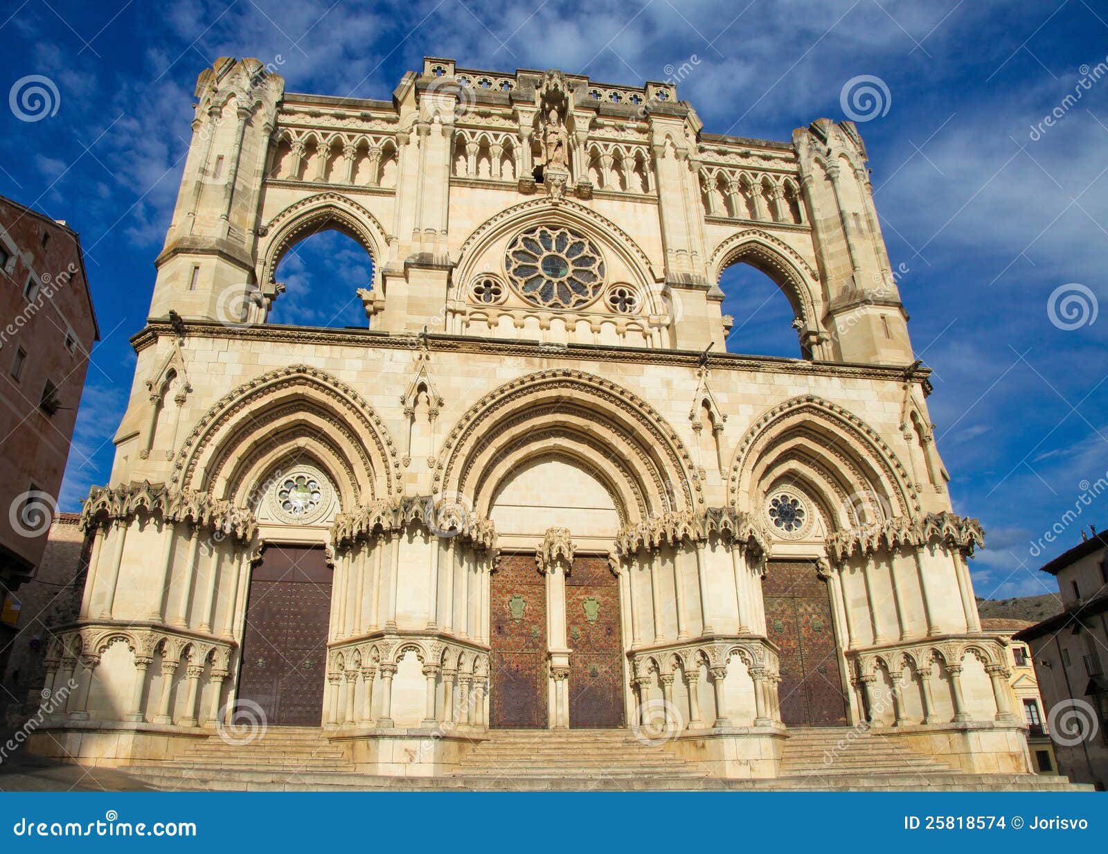 Cathedral of Cuenca stock photo. Image of medieval, unesco - 25818574