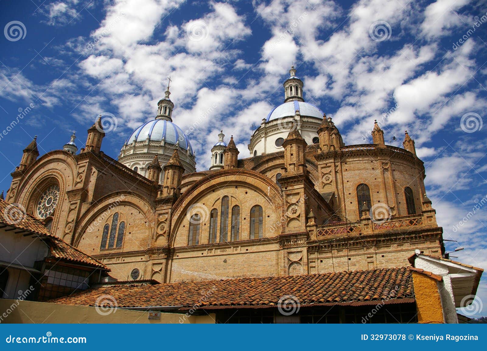 Cathedral in Cuenca, Ecuador Stock Photo - Image of america, famous ...