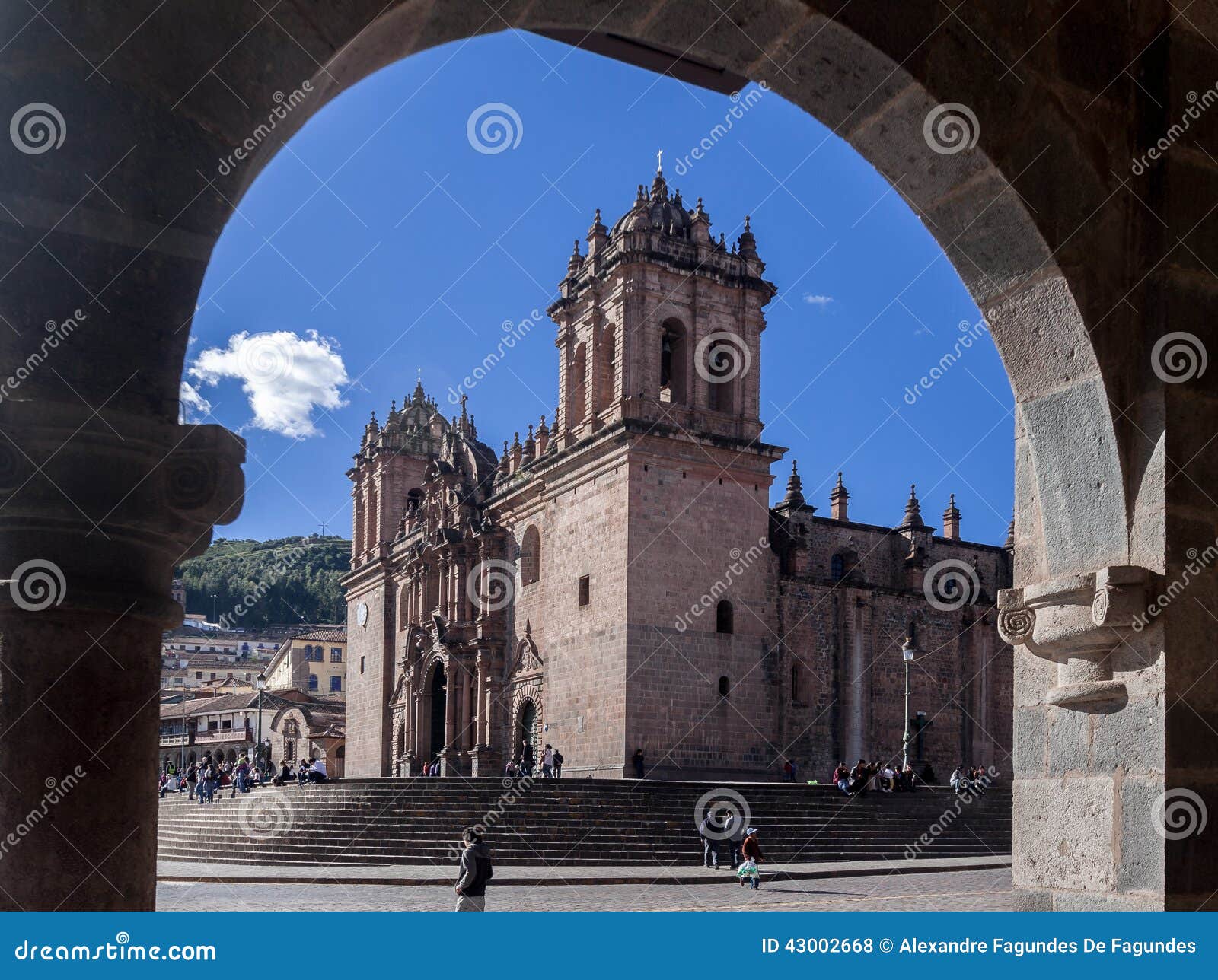 Cathedral Cusco Peru editorial stock photo. Image of america - 43002668
