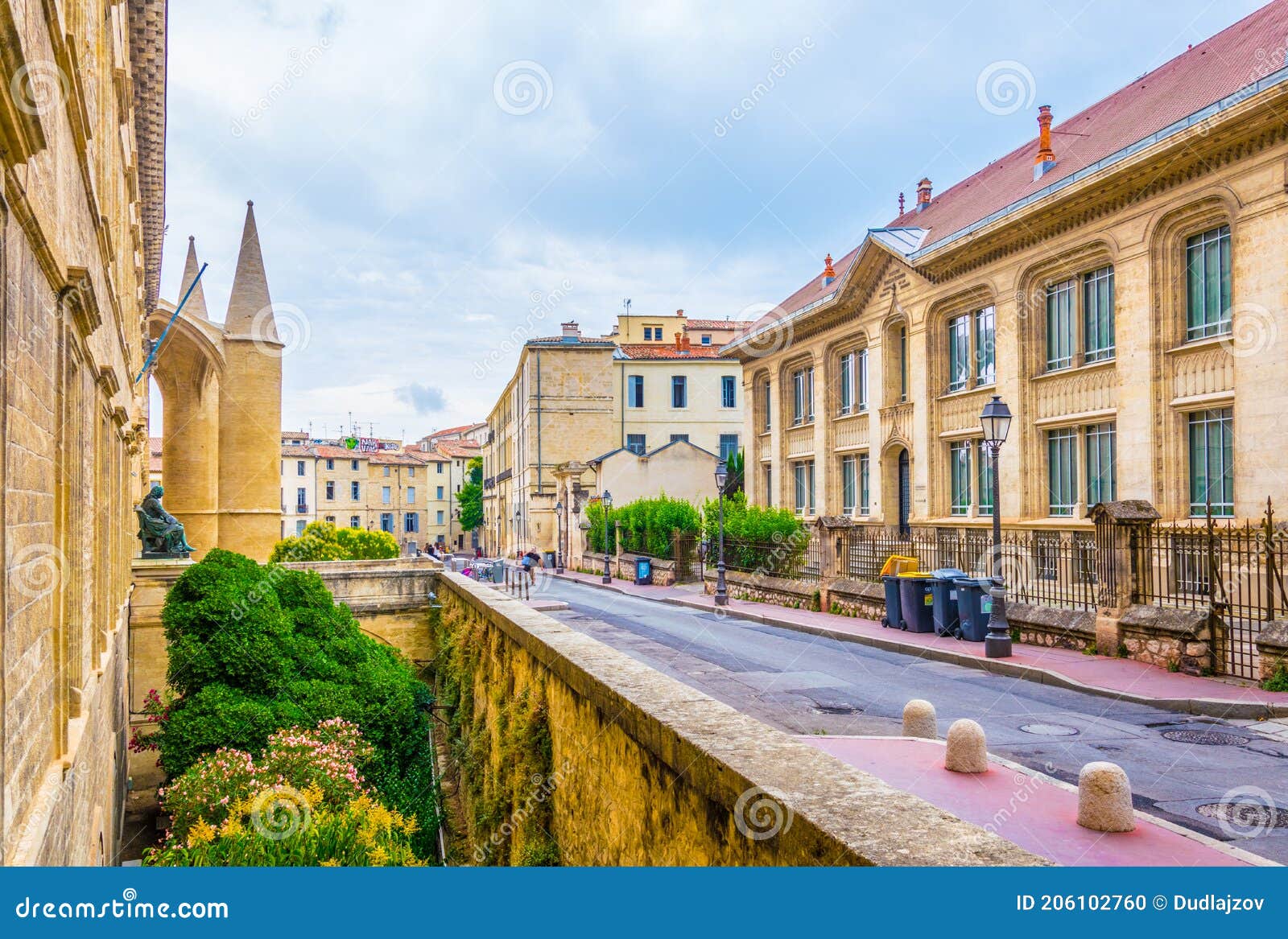 Cathedral De Saint Pierre in Montpellier, France Stock Photo - Image of ...