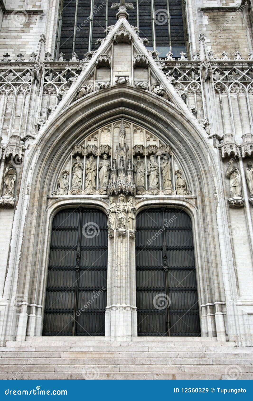 Cathedral door stock image. Image of catholic, famous - 12560329