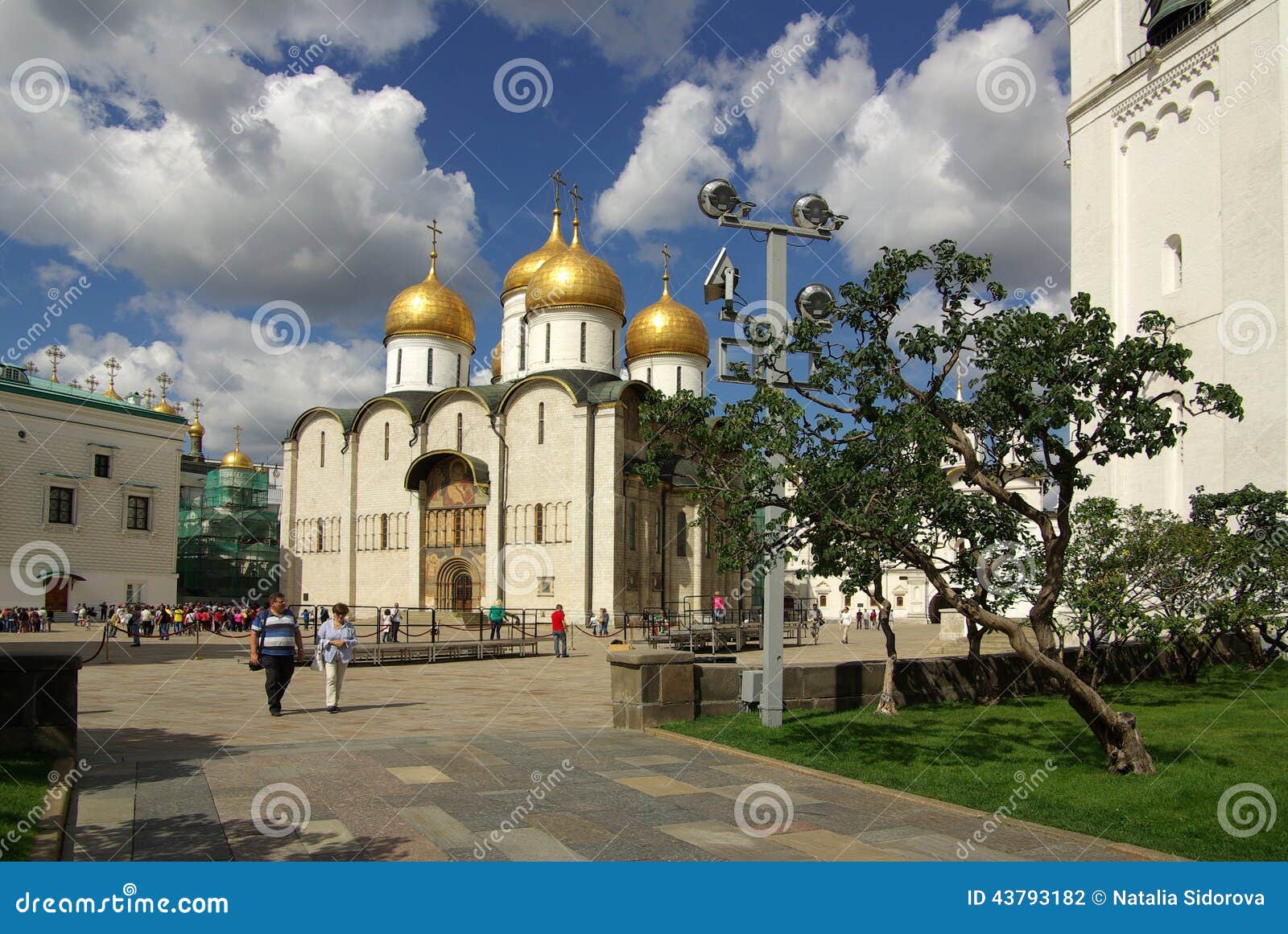 The Cathedral of the Dormition in the Moscow Kremlin Editorial ...