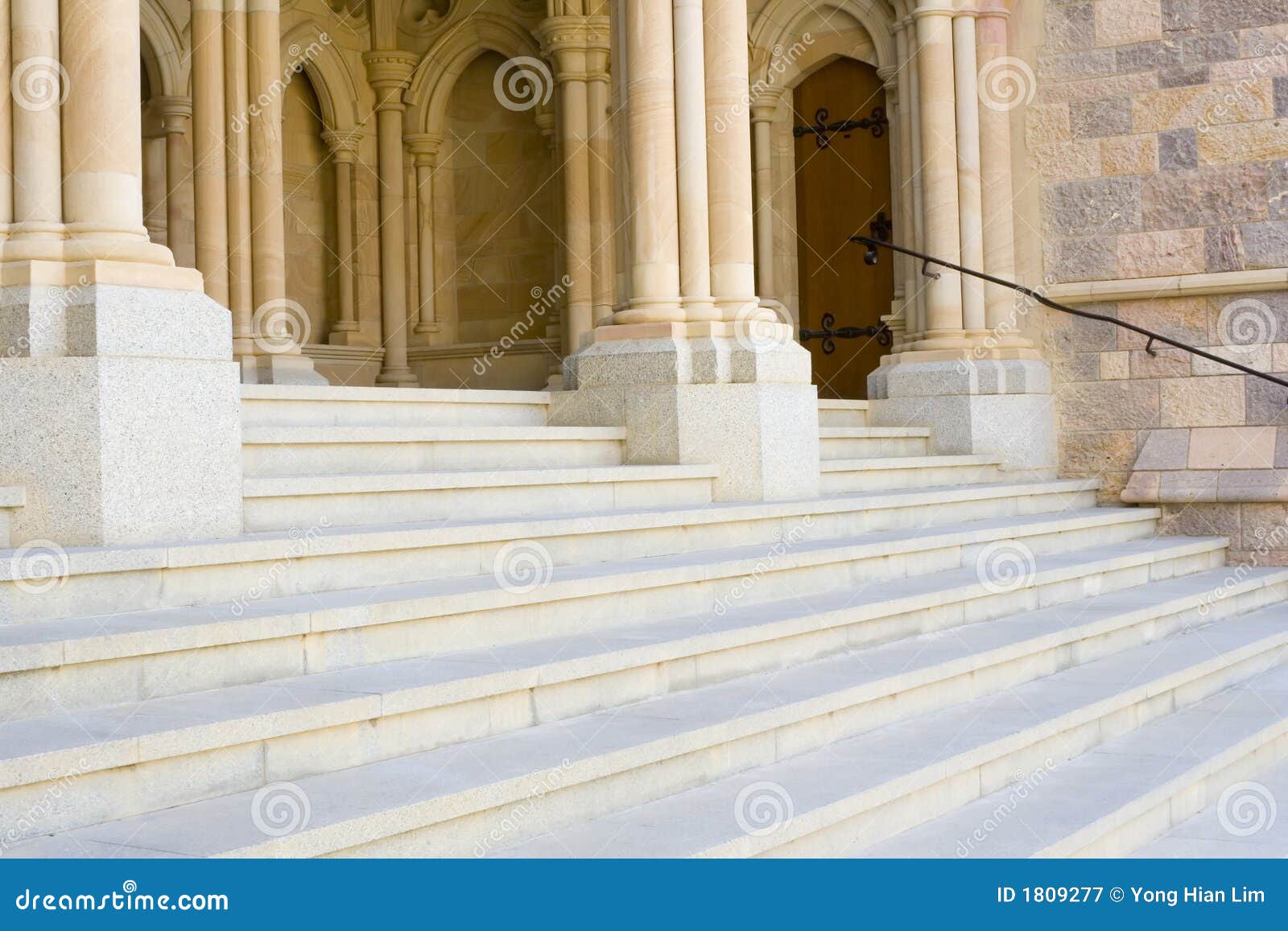 Cathedral entrance stock image. Image of outside, stairs - 1809277