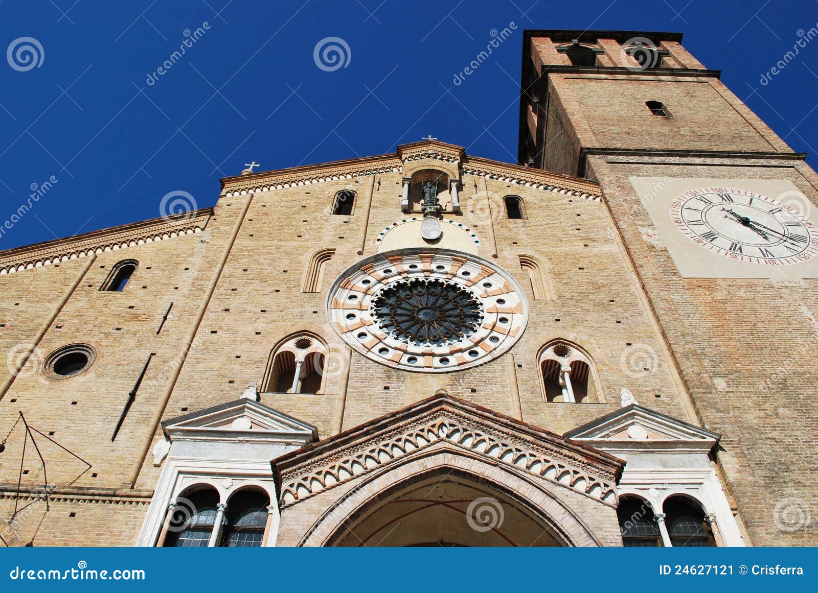 Cathedral facade, Lodi stock image. Image of religion - 24627121