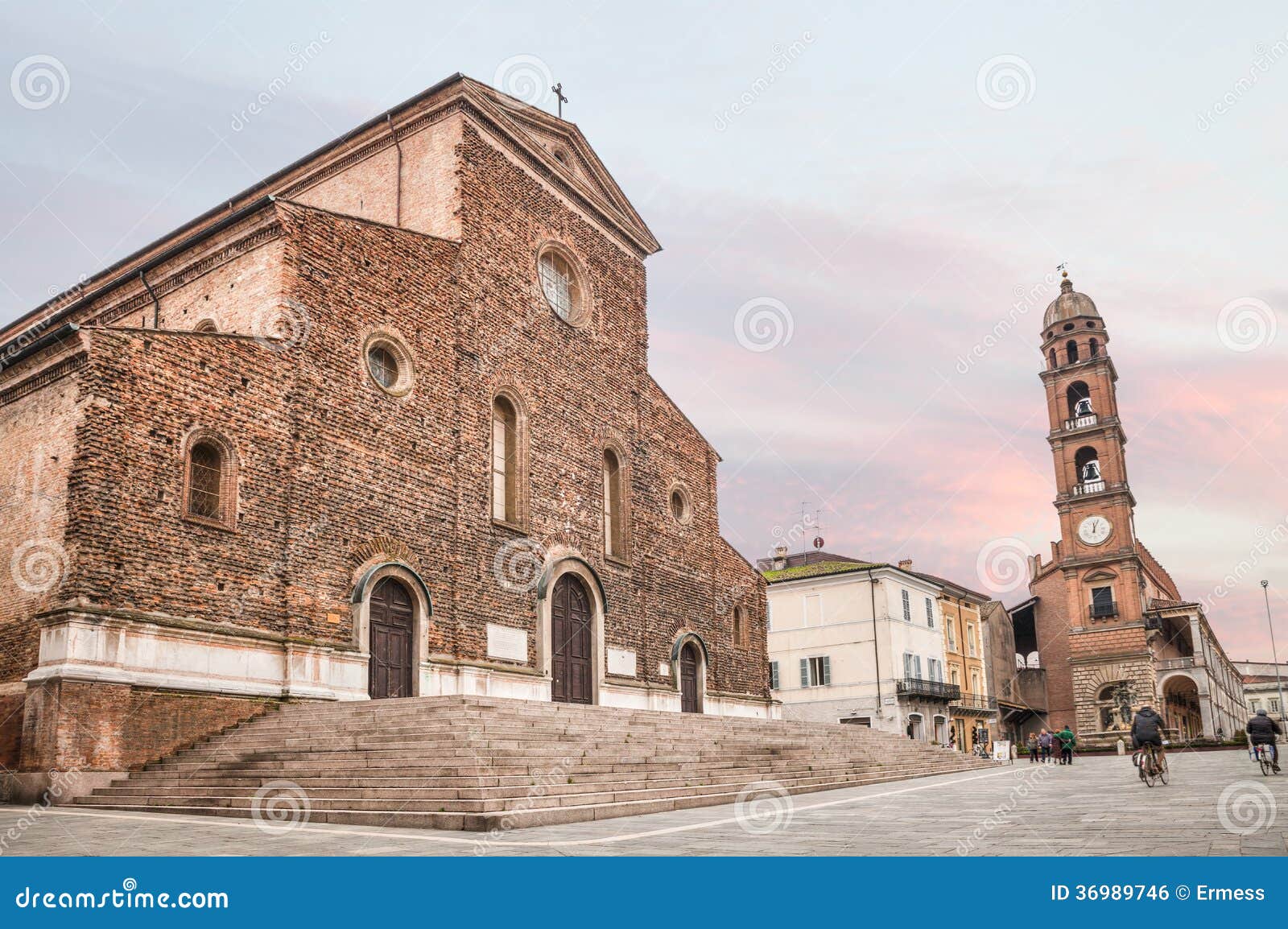Cathedral of Faenza, Italy editorial photo. Image of historic - 36989746
