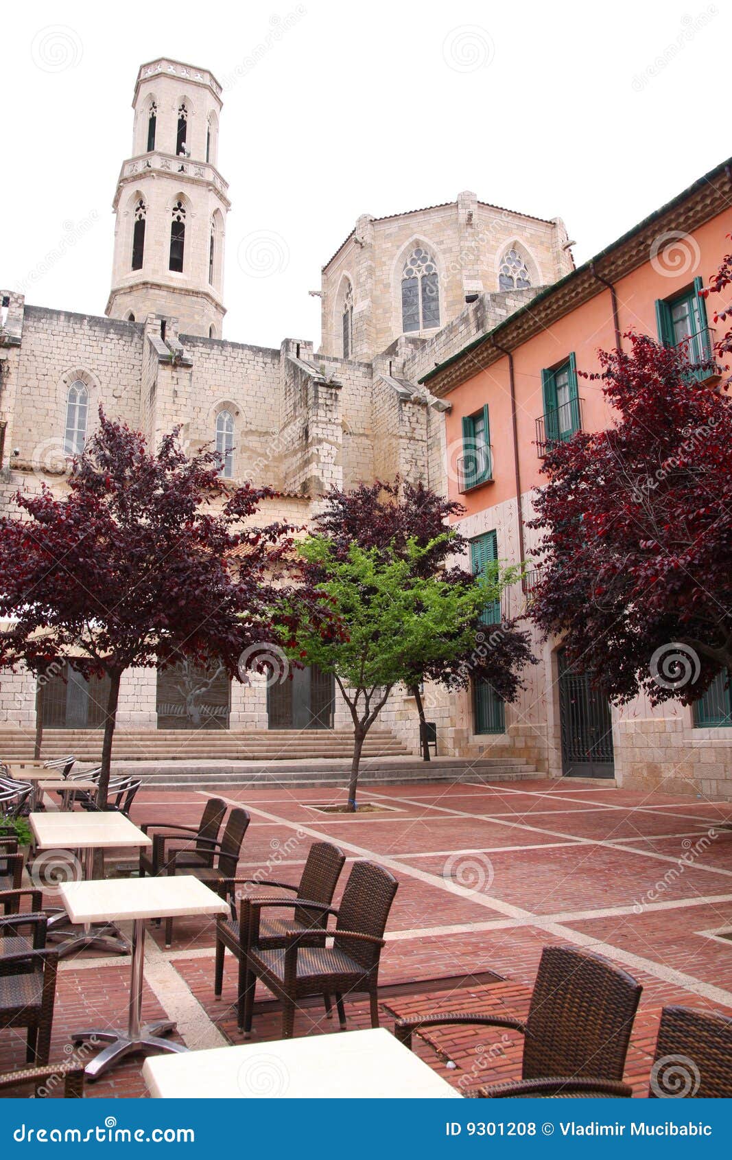 Cathedral in Figueres, Spain Stock Photo - Image of exterior, building ...