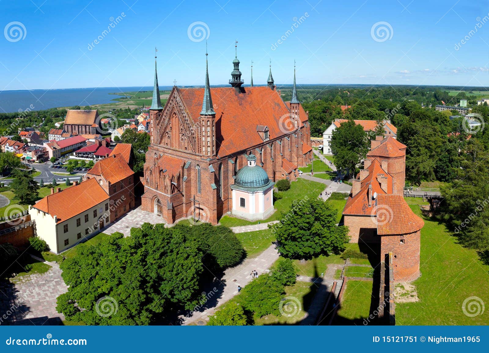 Cathedral in Frombork, Poland Stock Image - Image of basilica ...