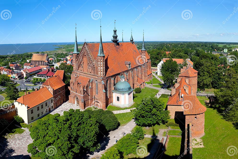 Cathedral in Frombork, Poland Stock Image - Image of basilica ...