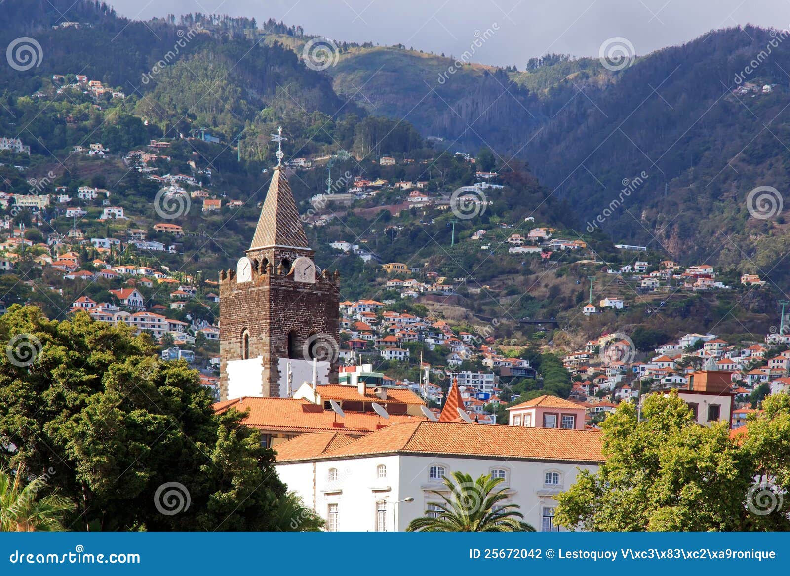 Cathedral of Funchal (Madeira) Stock Photo - Image of portugal, madeira ...