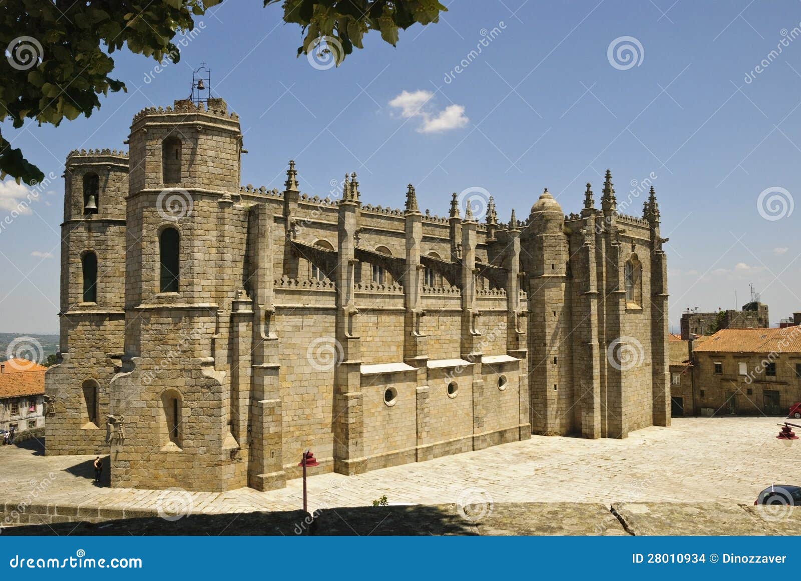 Cathedral of Guarda, Portugal Stock Photo - Image of gothic, ancient ...