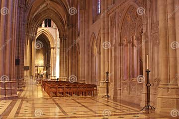 Cathedral hall editorial stock image. Image of church - 18655794
