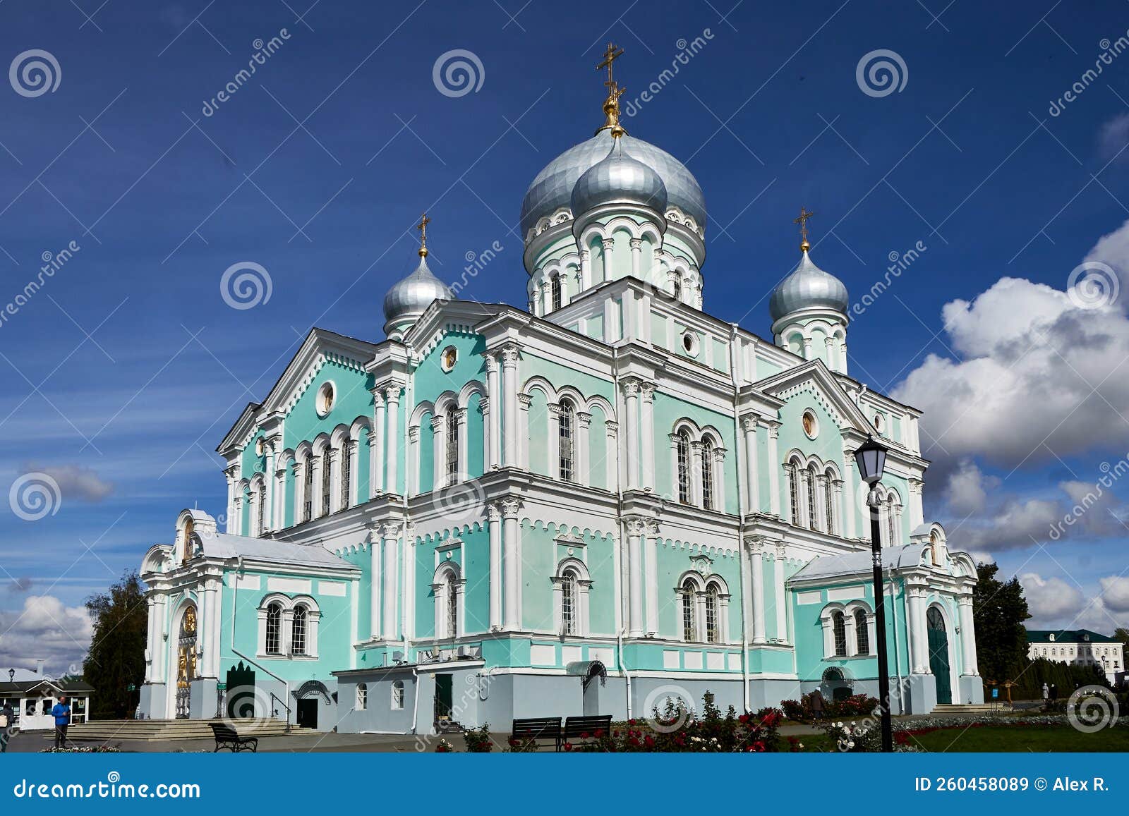 Cathedral of Holy Trinity in Diveevo Stock Image - Image of building ...
