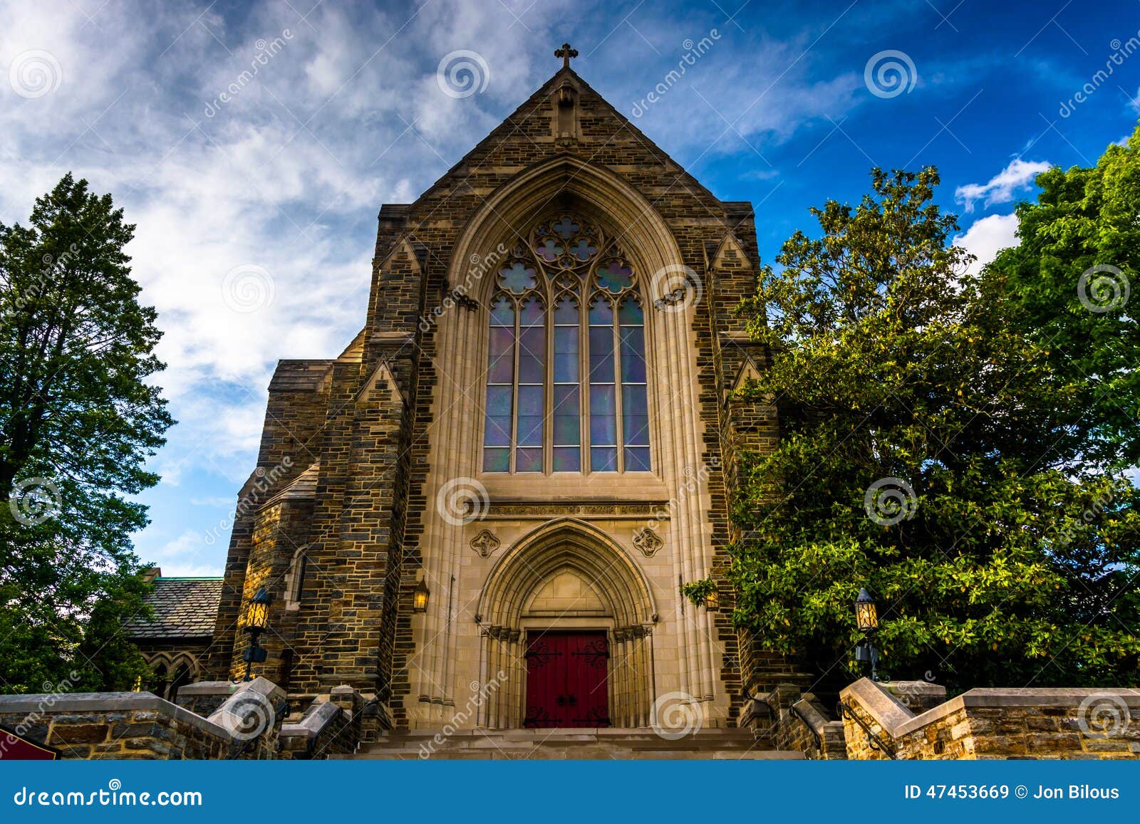 The Cathedral of the Incarnation in Baltimore, Maryland. Stock Image ...