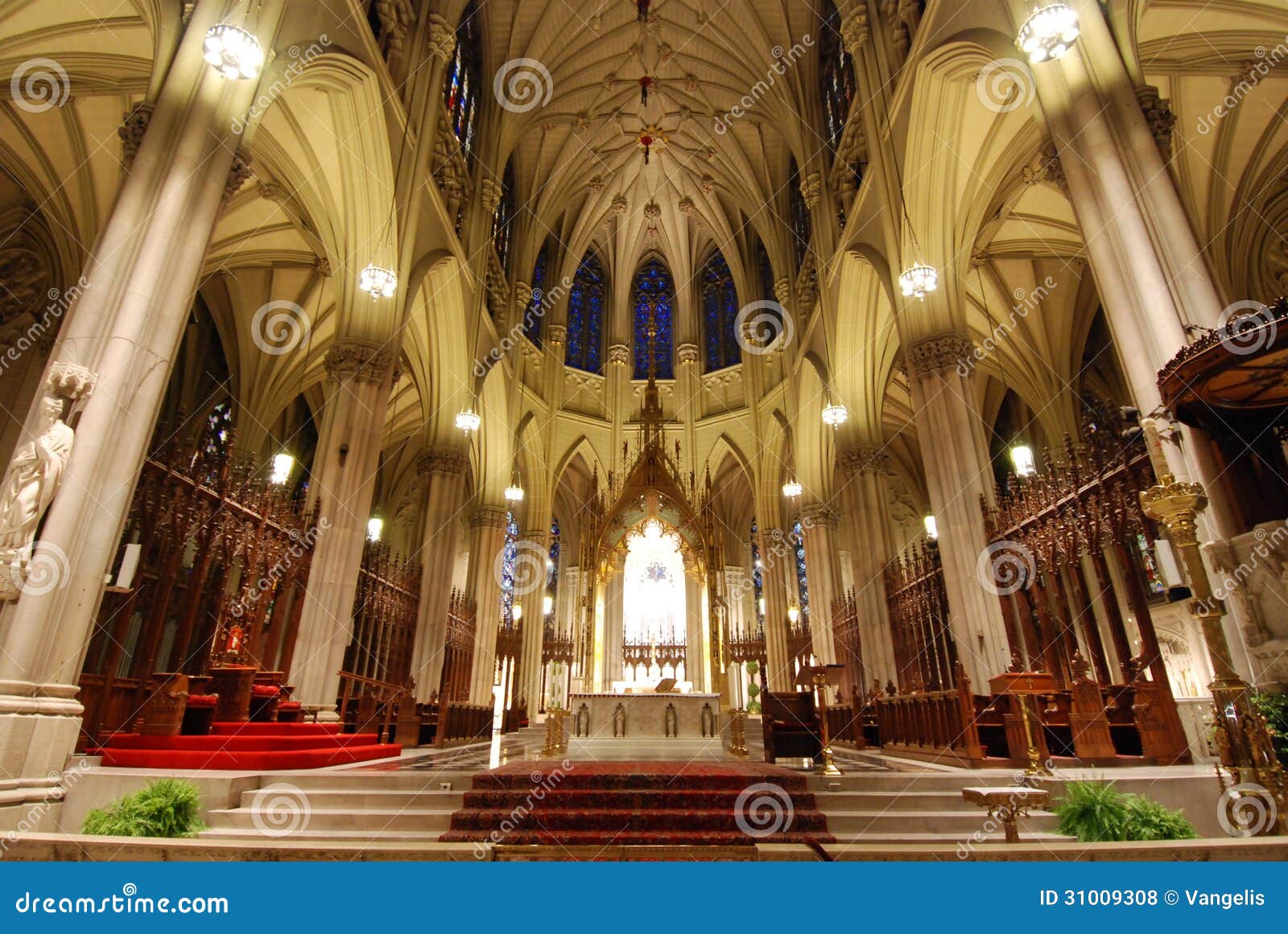Cathedral interior editorial stock photo. Image of christianity - 31009308