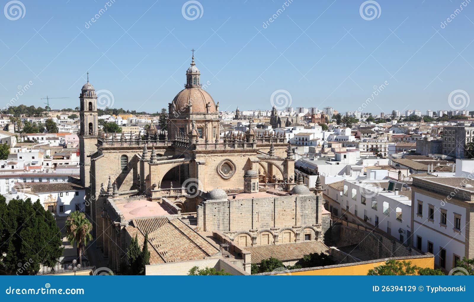 Cathedral in Jerez De La Frontera, Spain Stock Image - Image of ...