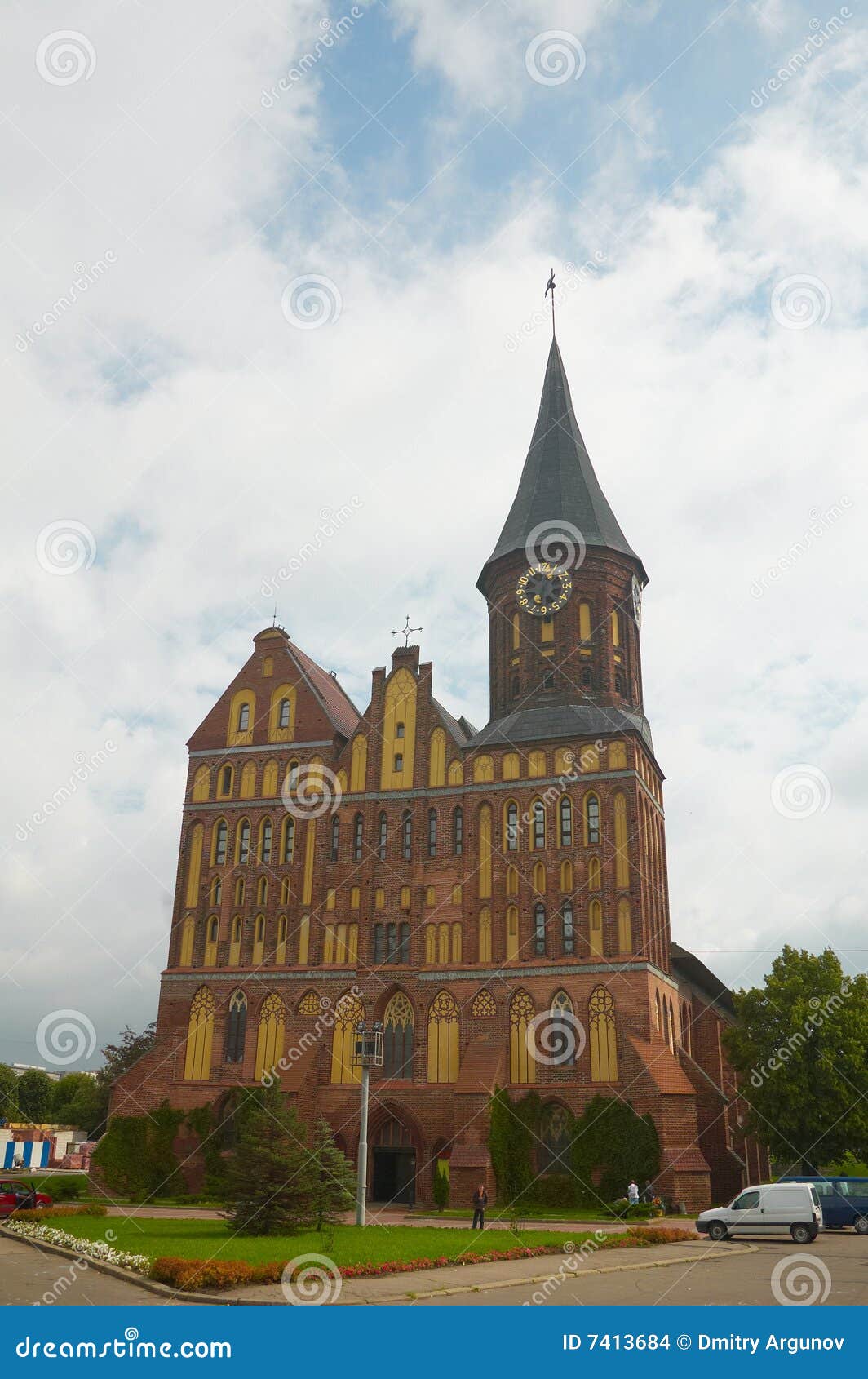 Cathedral in Kaliningrad stock photo. Image of history - 7413684