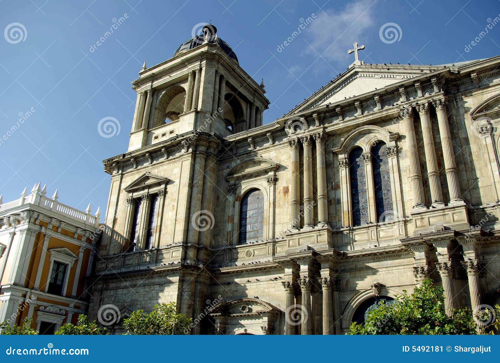 Cathedral in La Paz, Bolivia Stock Image - Image of bolivia, america ...