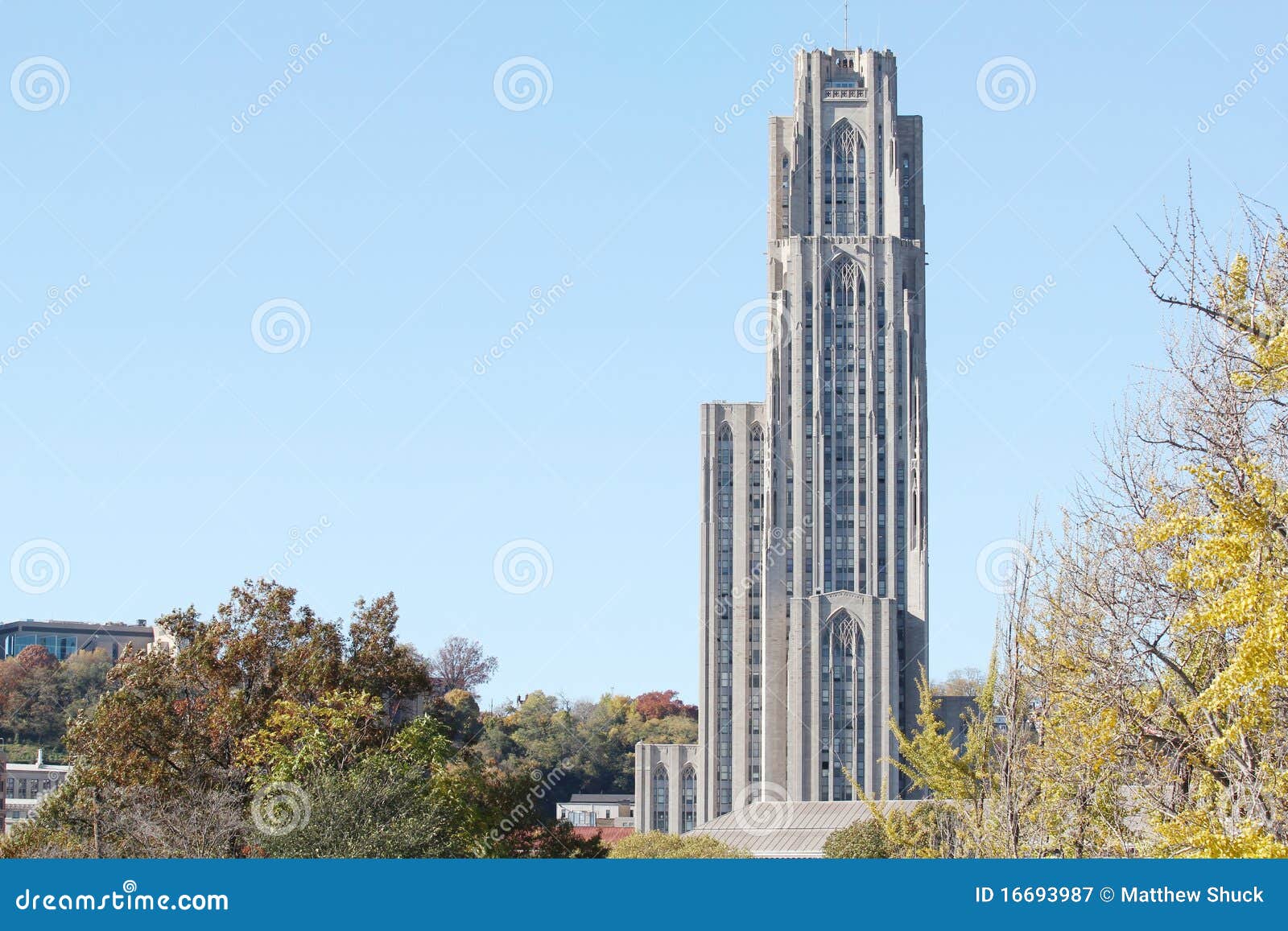 Cathedral of Learning stock image. Image of cathedral - 16693987