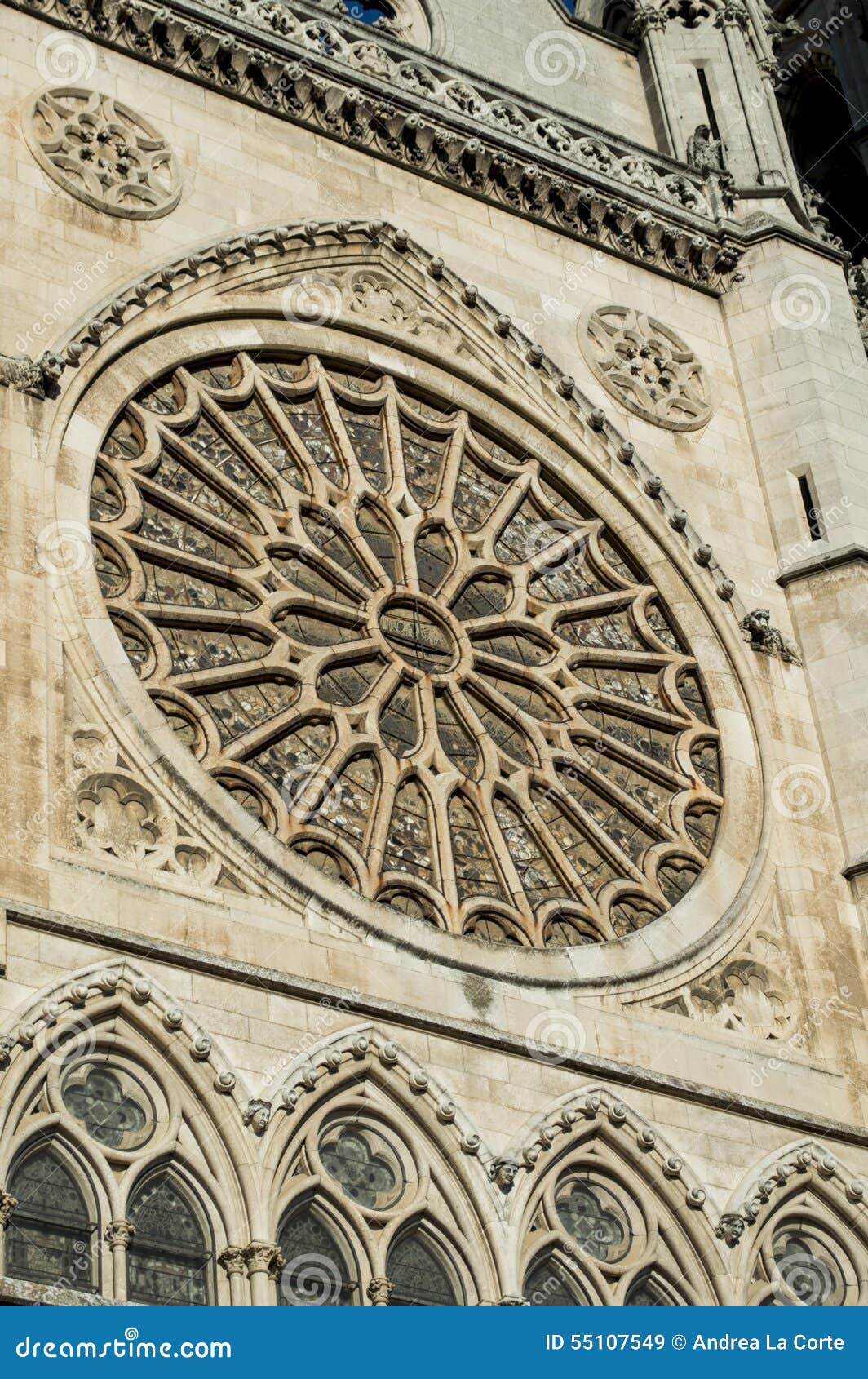 Cathedral of Leon, Spain stock image. Image of gothic - 55107549