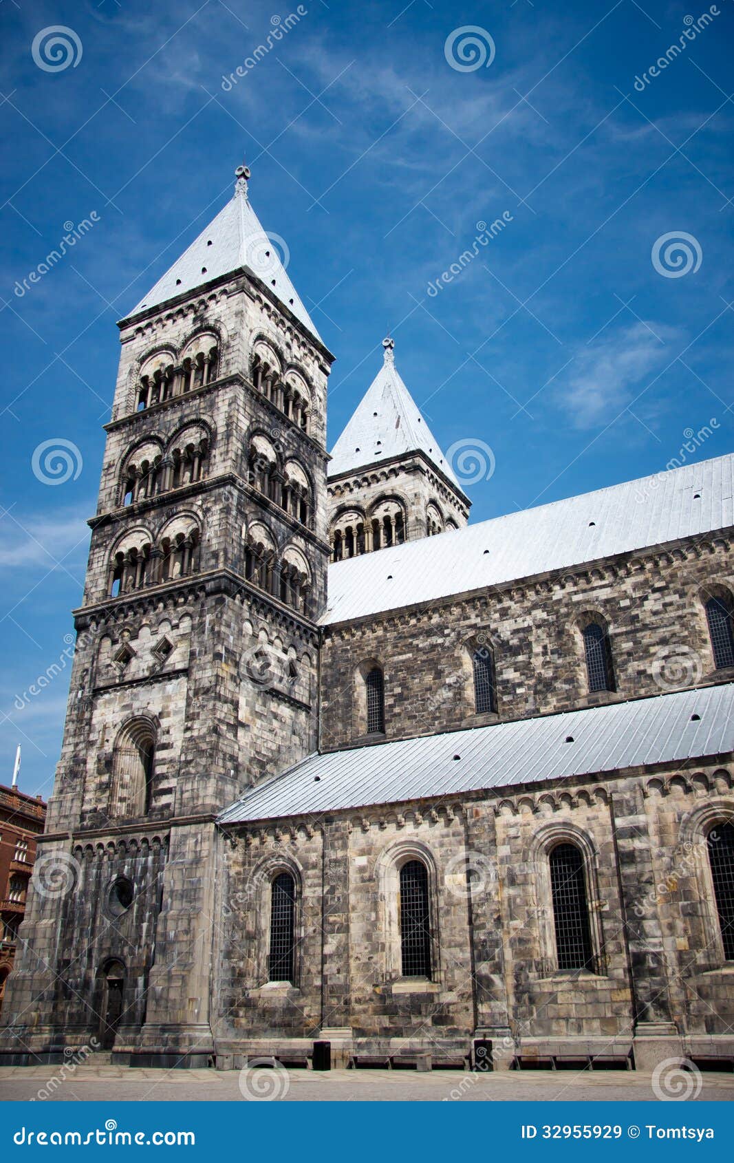 Cathedral in Lund stock image. Image of ornate, exterior - 32955929