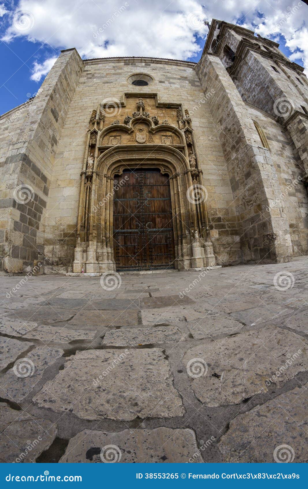 Cathedral main gate stock image. Image of brown, gothic - 38553265