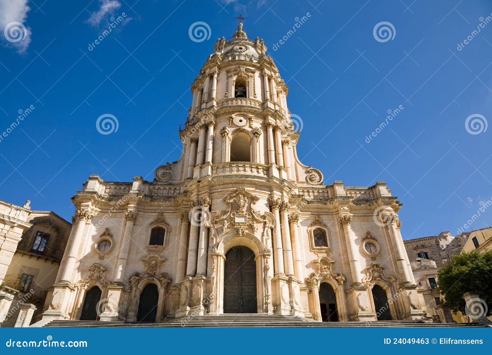 Cathedral, Modica, Sicily stock image. Image of landmark - 24049463