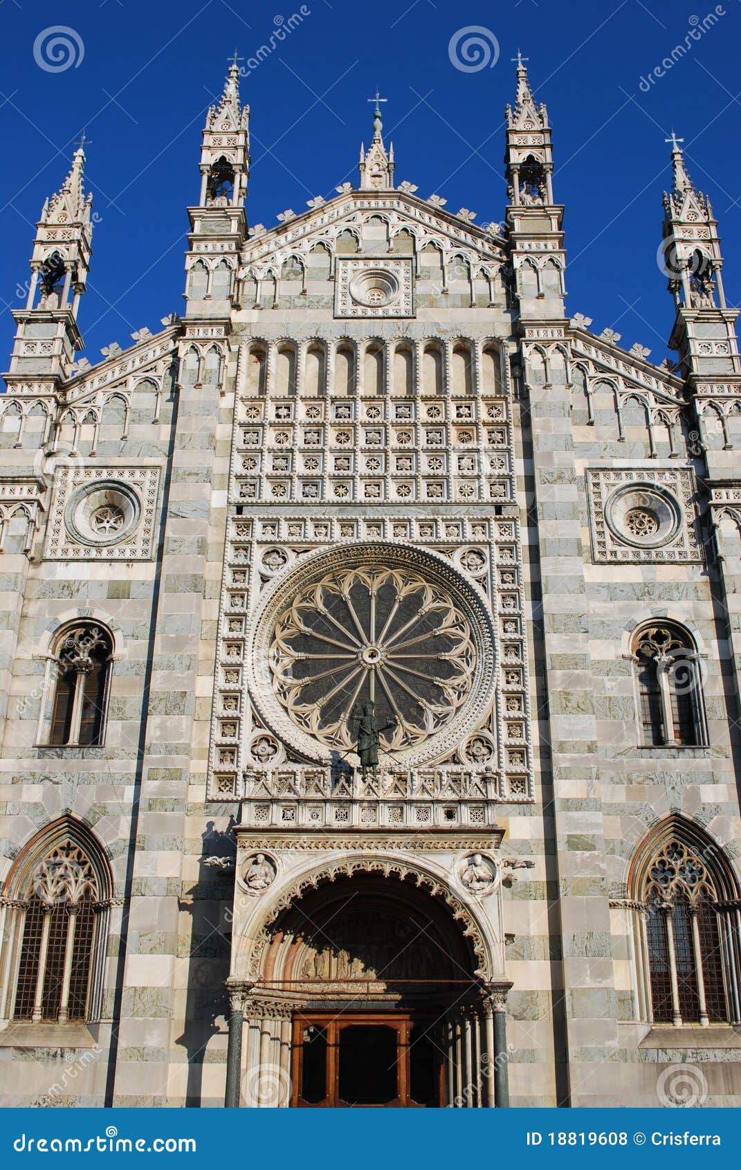 Cathedral, Monza stock photo. Image of belfry, attraction - 18819608