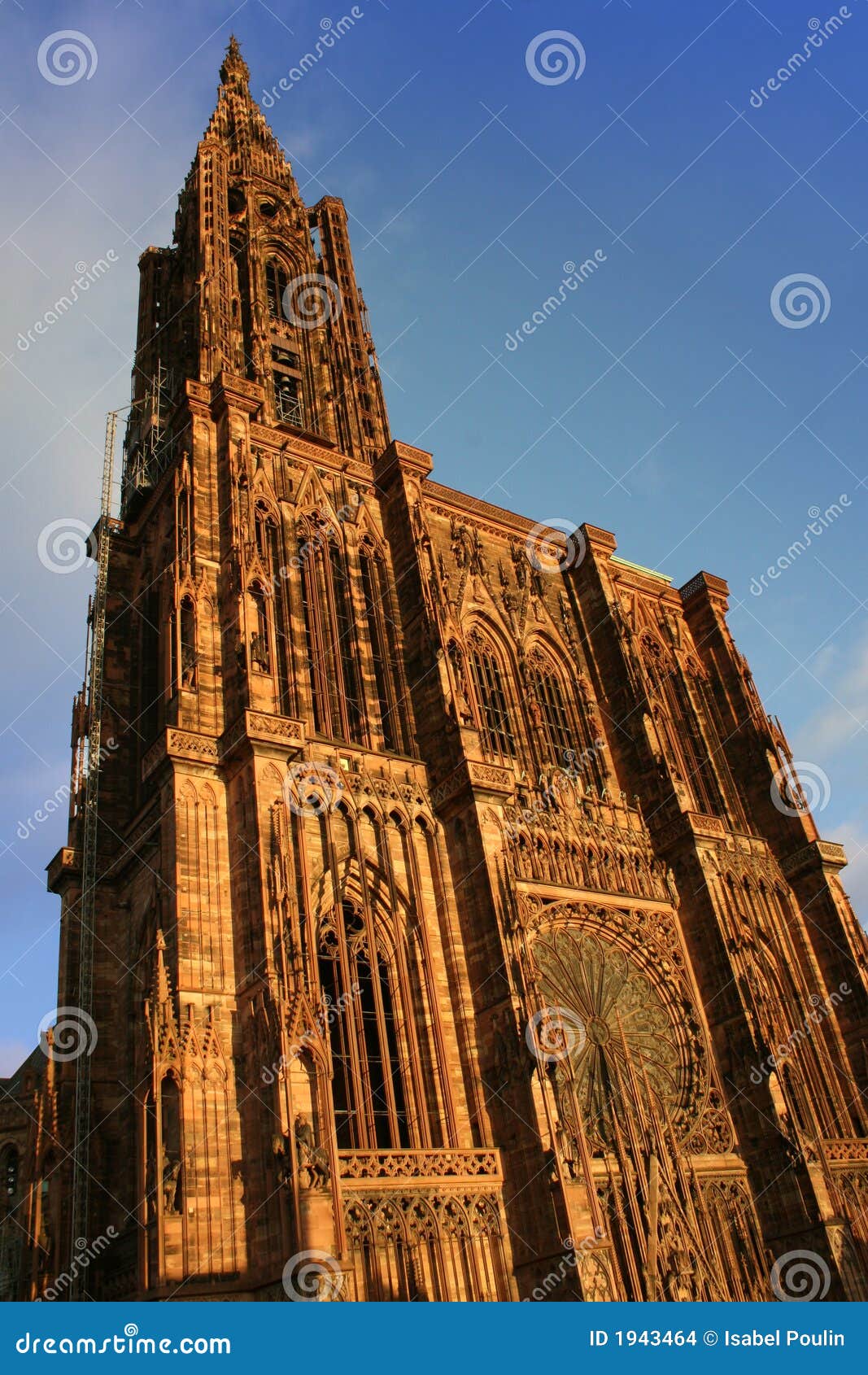 Cathedral Notre Dame De Strasbourg Stock Photo - Image of christian ...