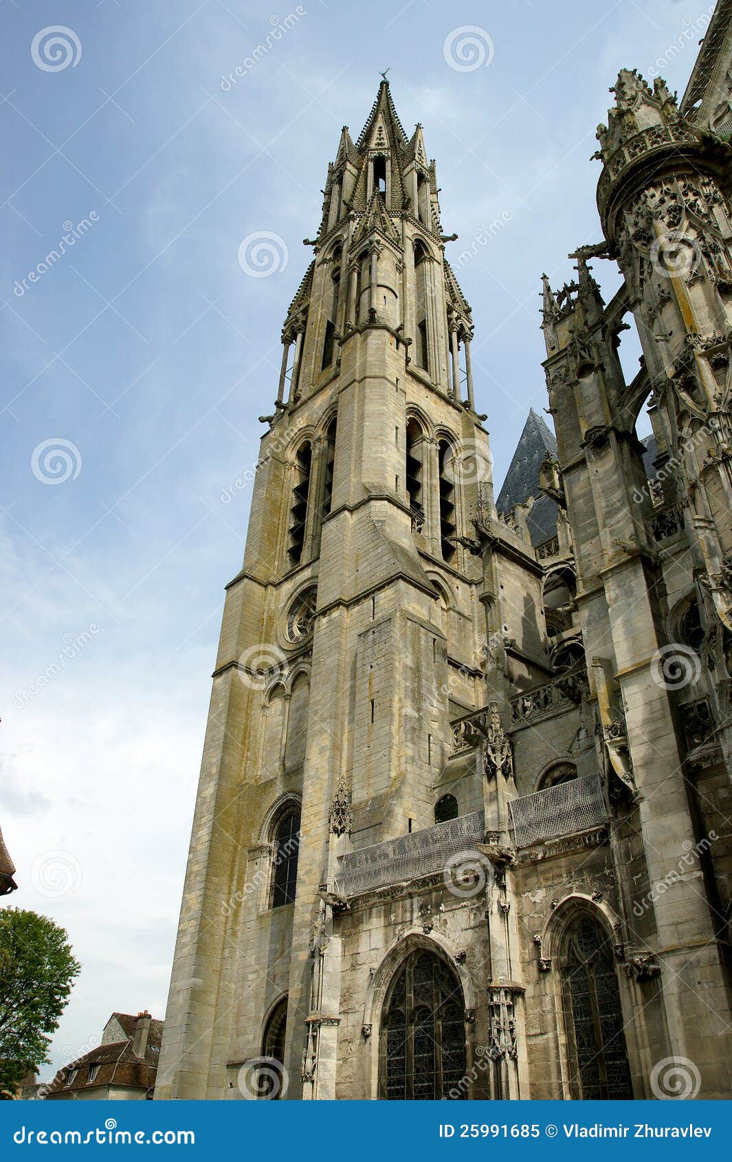 Cathedral (Notre Dame) of Senlis Stock Image - Image of france ...