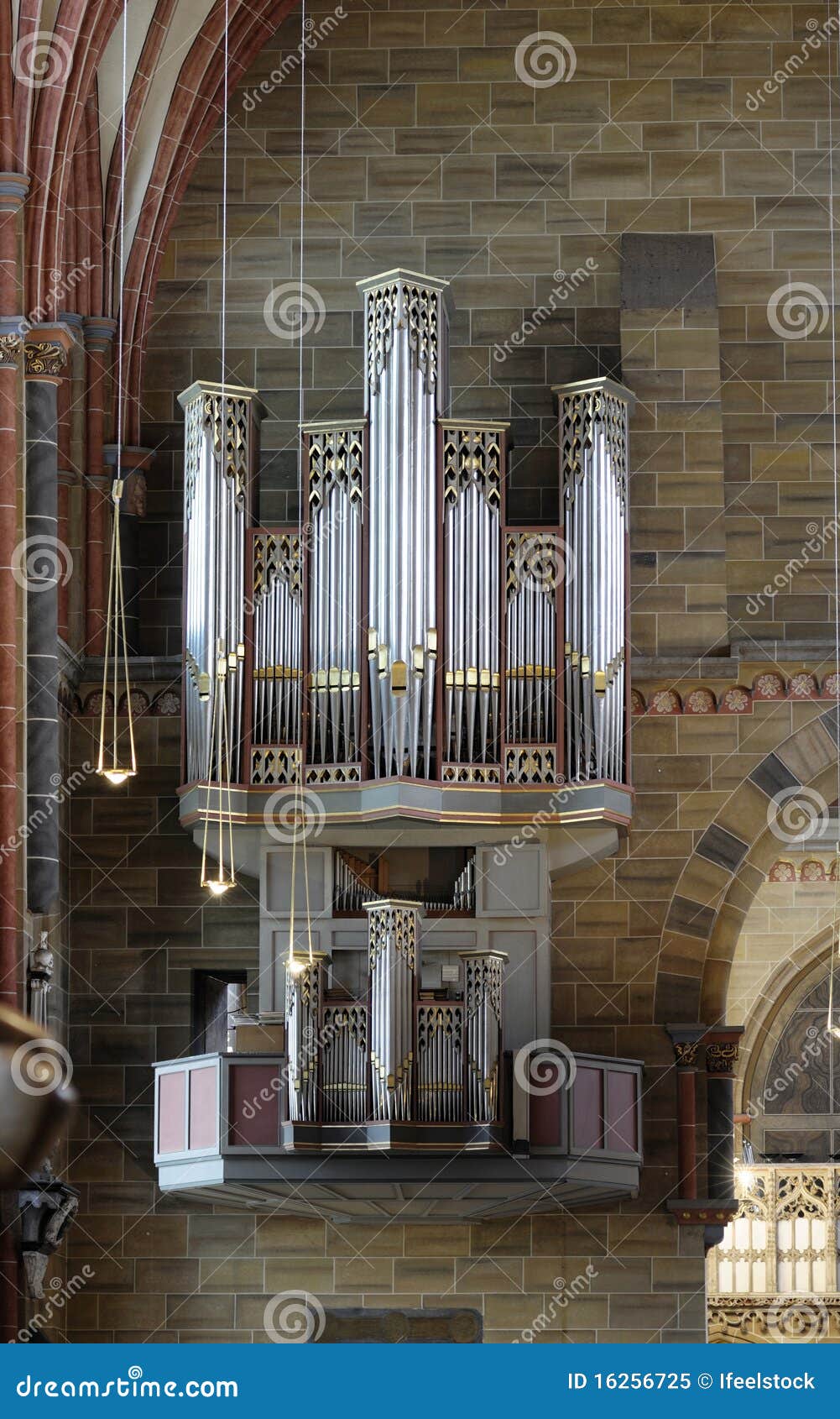 Cathedral Organ stock image. Image of decoration, city - 16256725