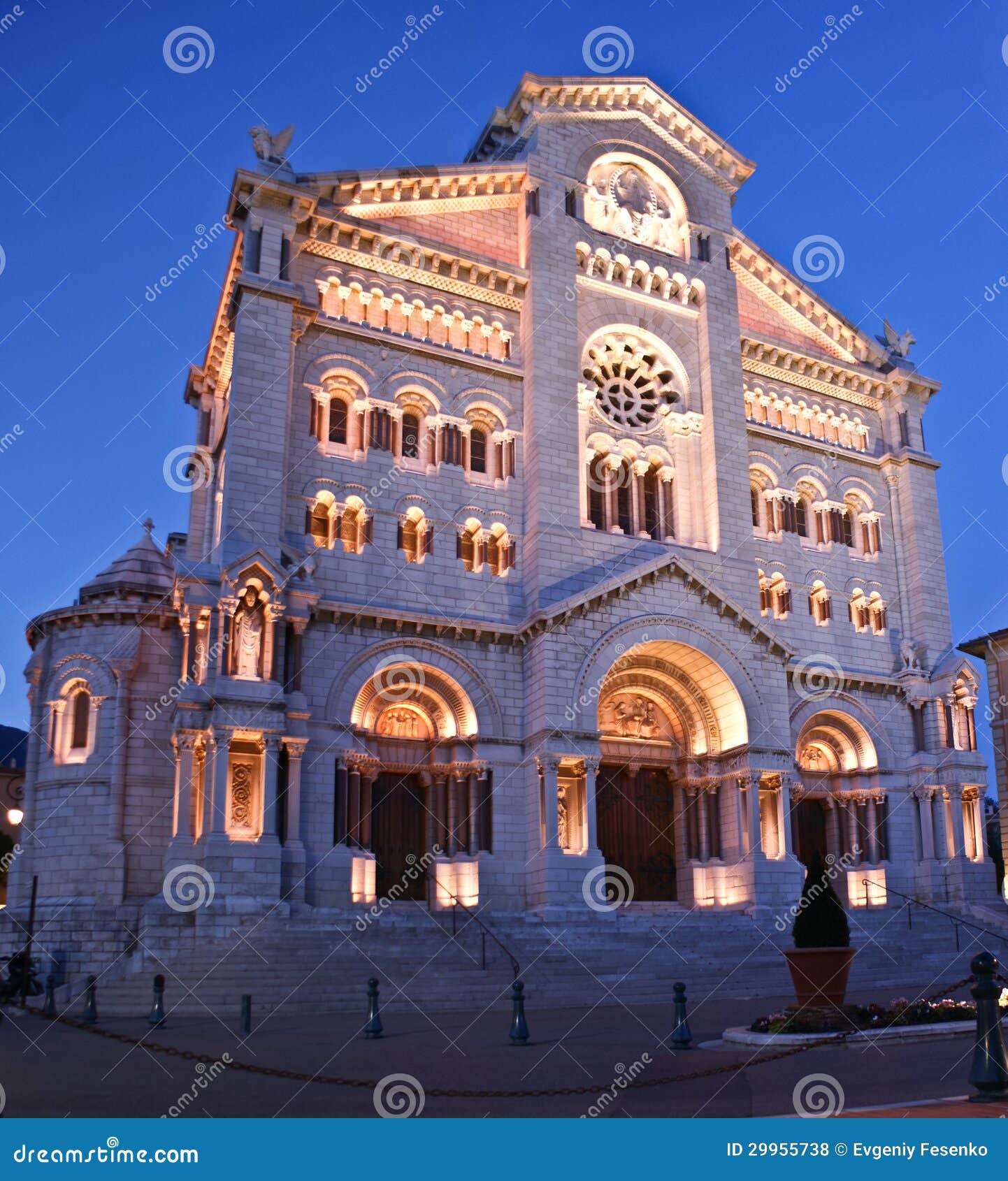 The cathedral of Monaco stock photo. Image of travel - 29955738