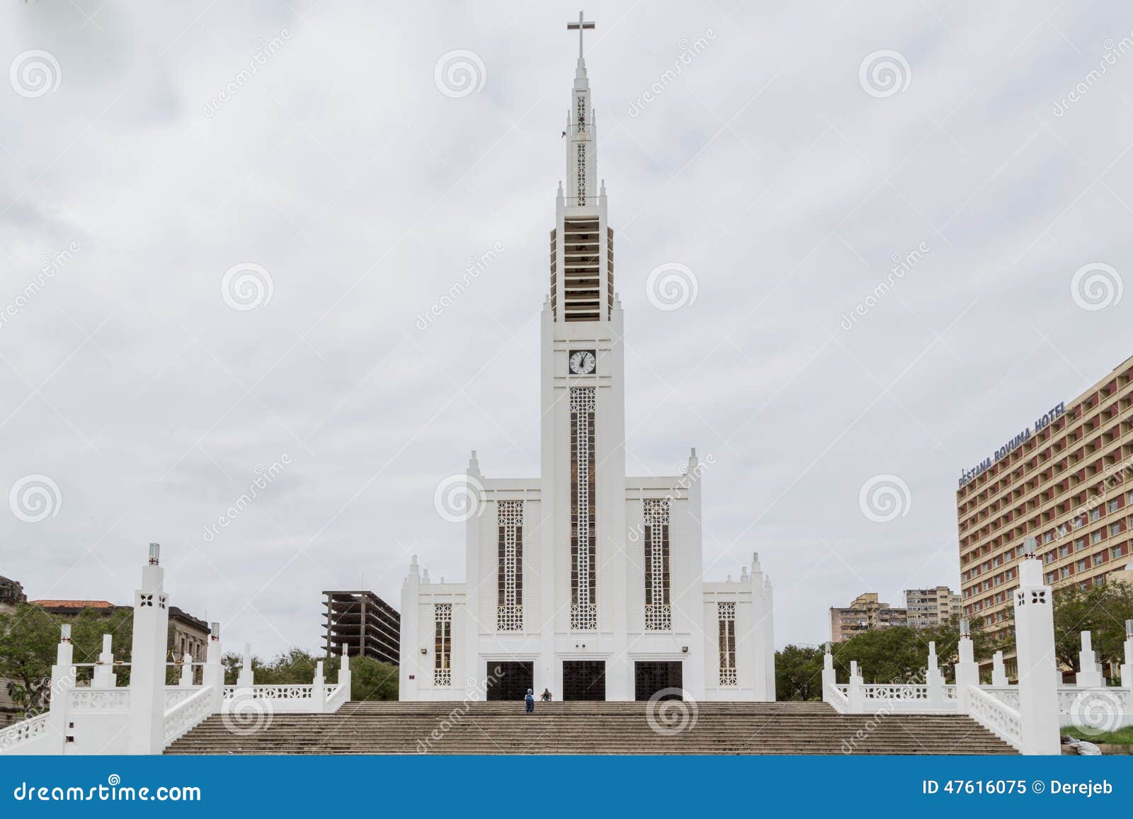 Cathedral of Our Lady of the Immaculate Conception Stock Image - Image ...