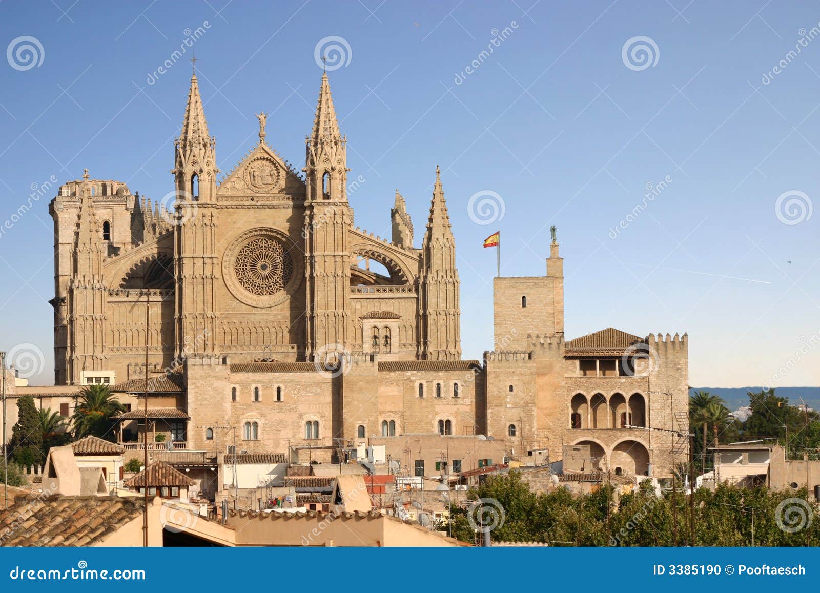 Cathedral of Palma De Majorca Stock Photo - Image of church, place: 3385190
