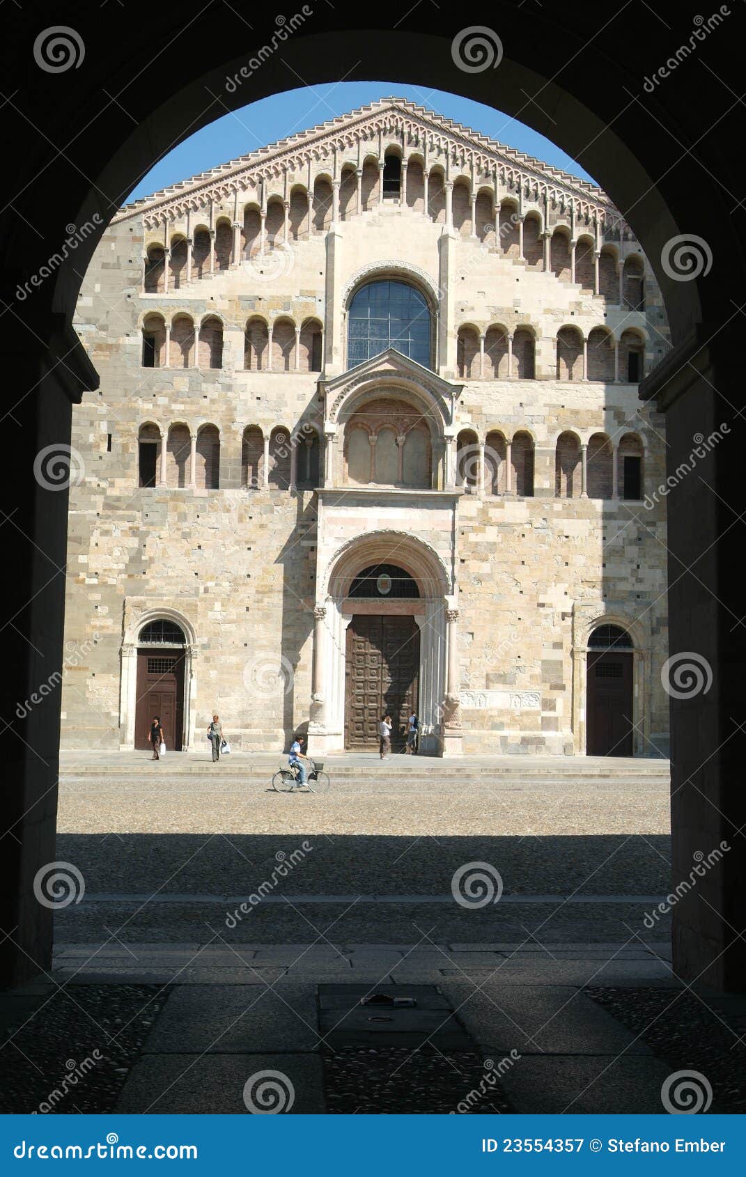 Cathedral of Parma on Emilia Romania Stock Image - Image of parma ...