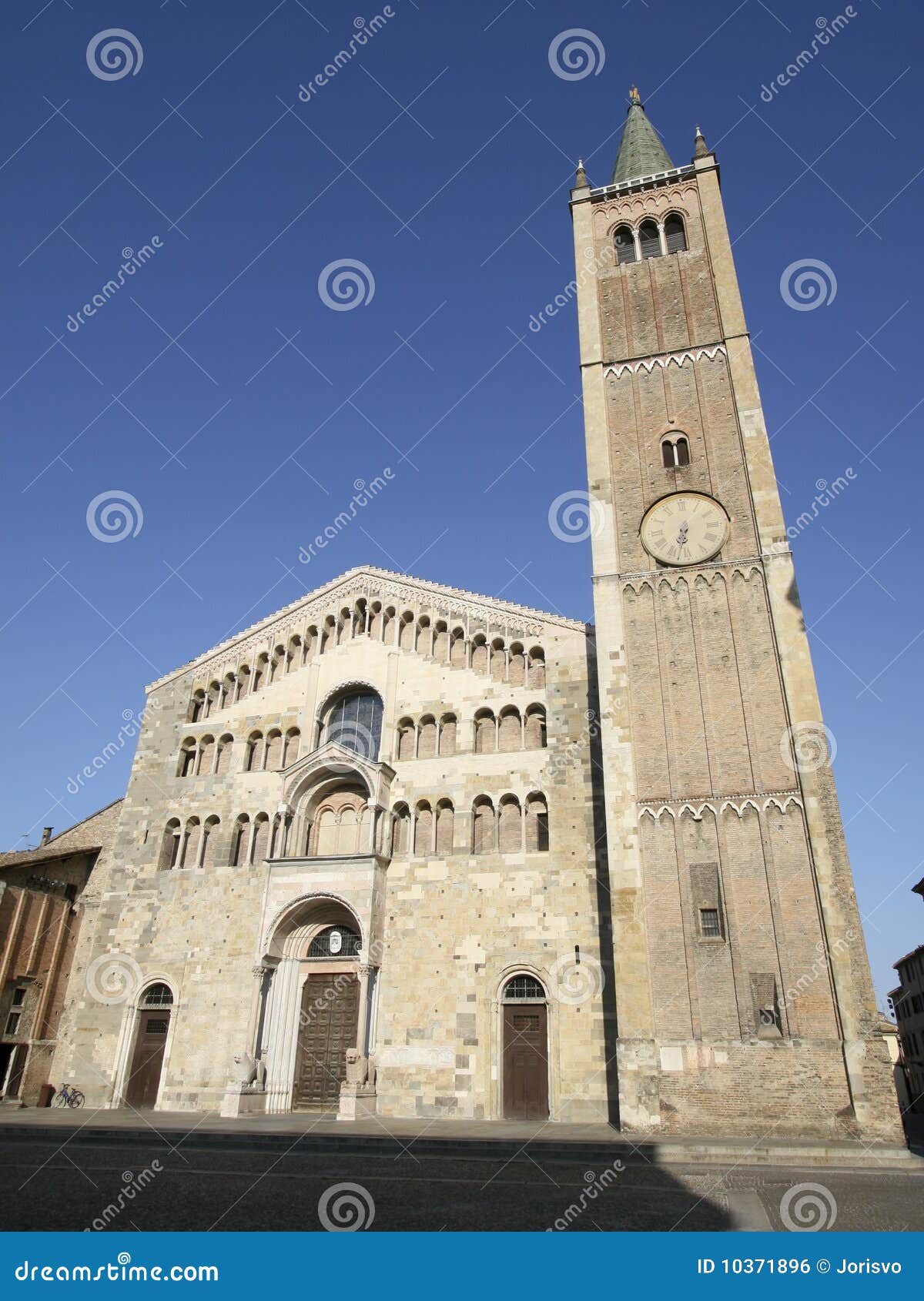 Cathedral of Parma, Italy stock photo. Image of bell - 10371896