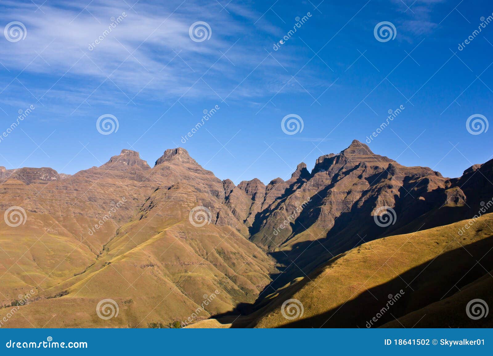 Cathedral Peak, Drakensberg Mountains, KZN, South Africa Stock Image ...