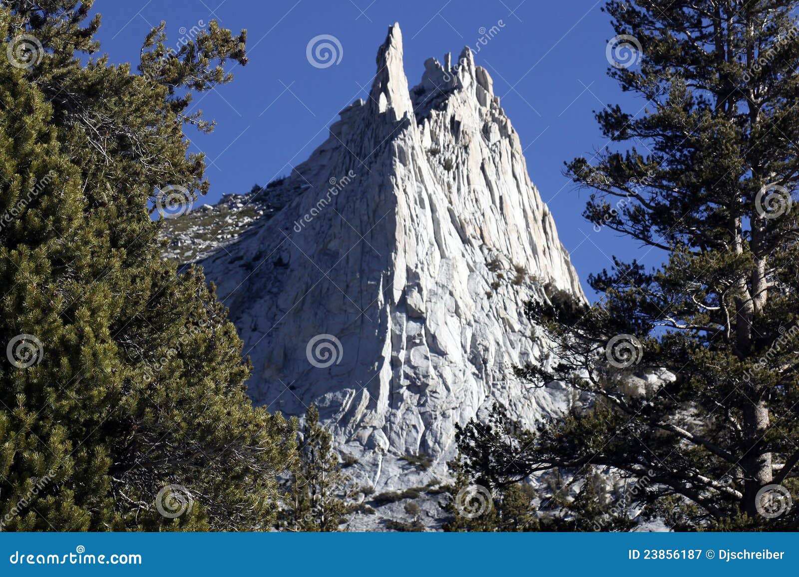 Cathedral Peak, Yosemite National Park Stock Image - Image of united ...