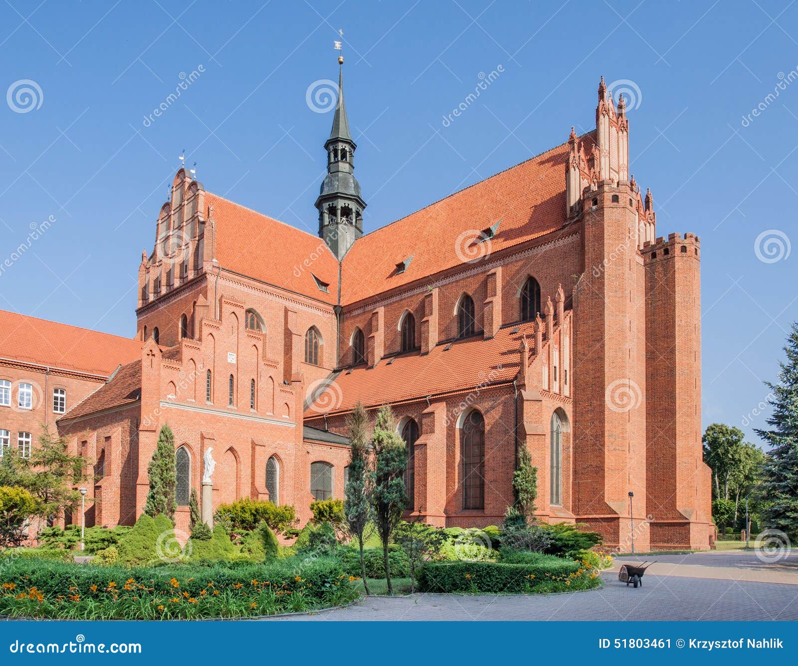 Cathedral in Pelplin, Poland Stock Image - Image of attraction ...